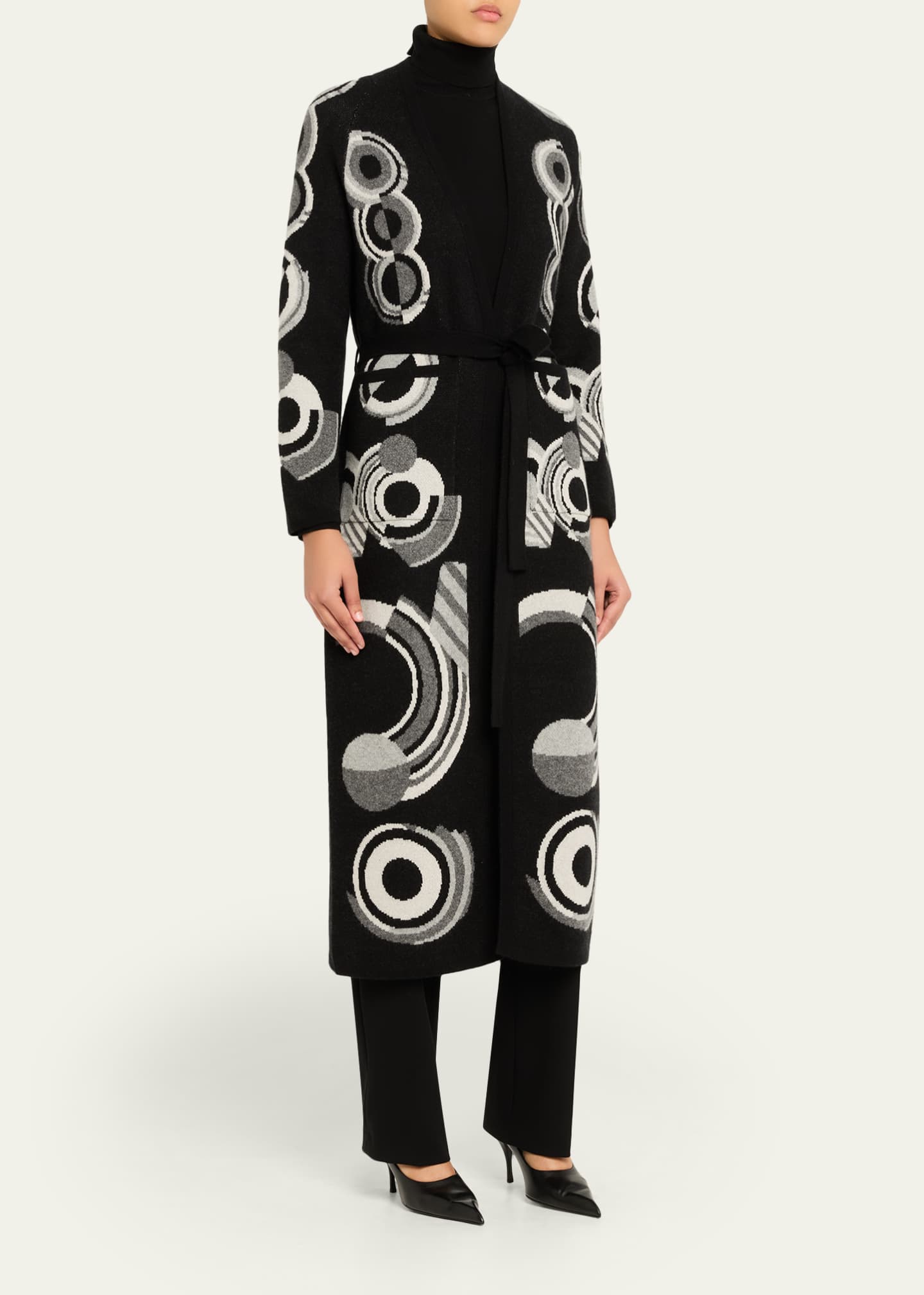 Libertine Sonia Long Belted Cashmere Cardigan - Bergdorf Goodman