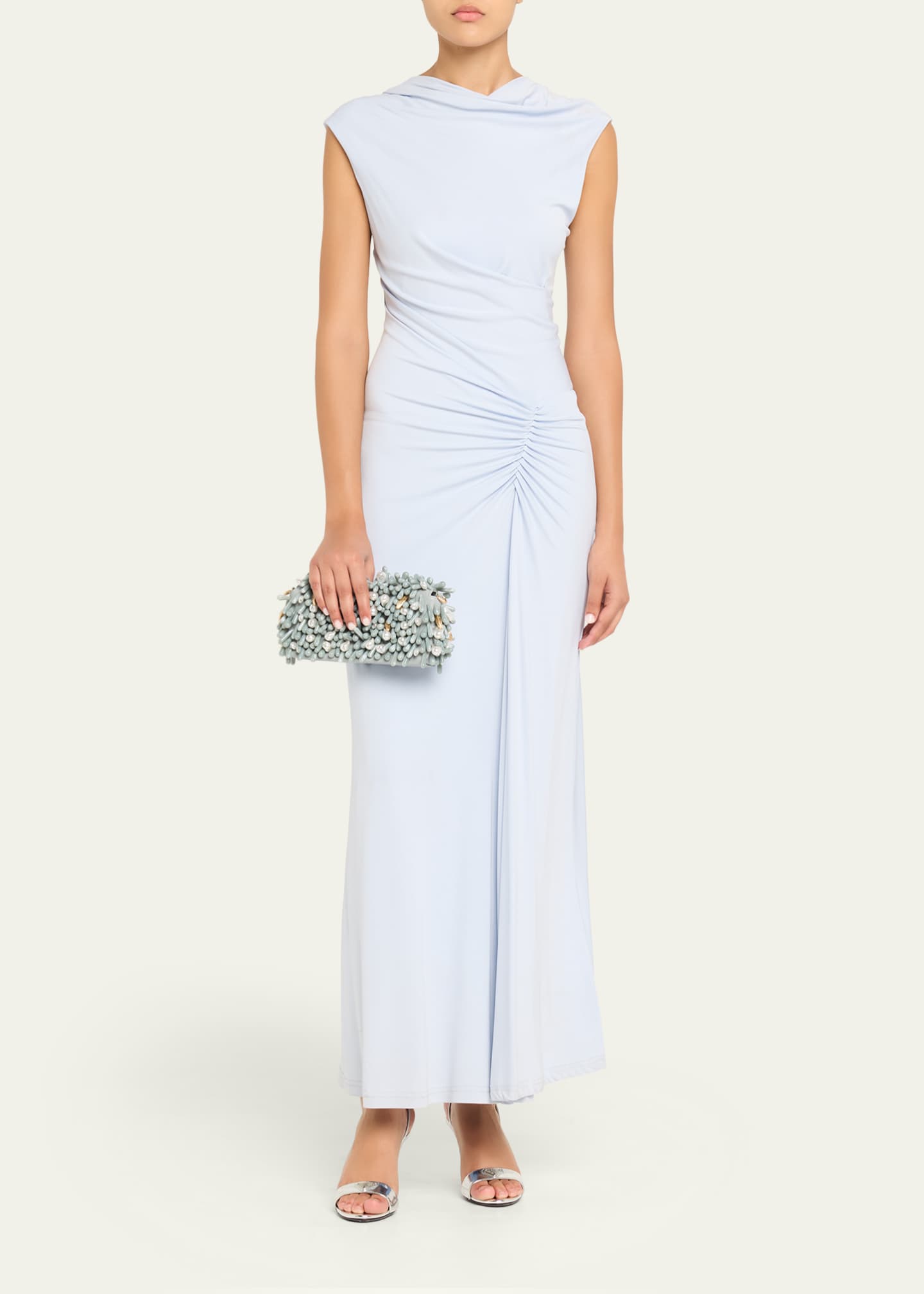 Cult Gaia Perla Beaded Leather Shoulder Bag - Bergdorf Goodman