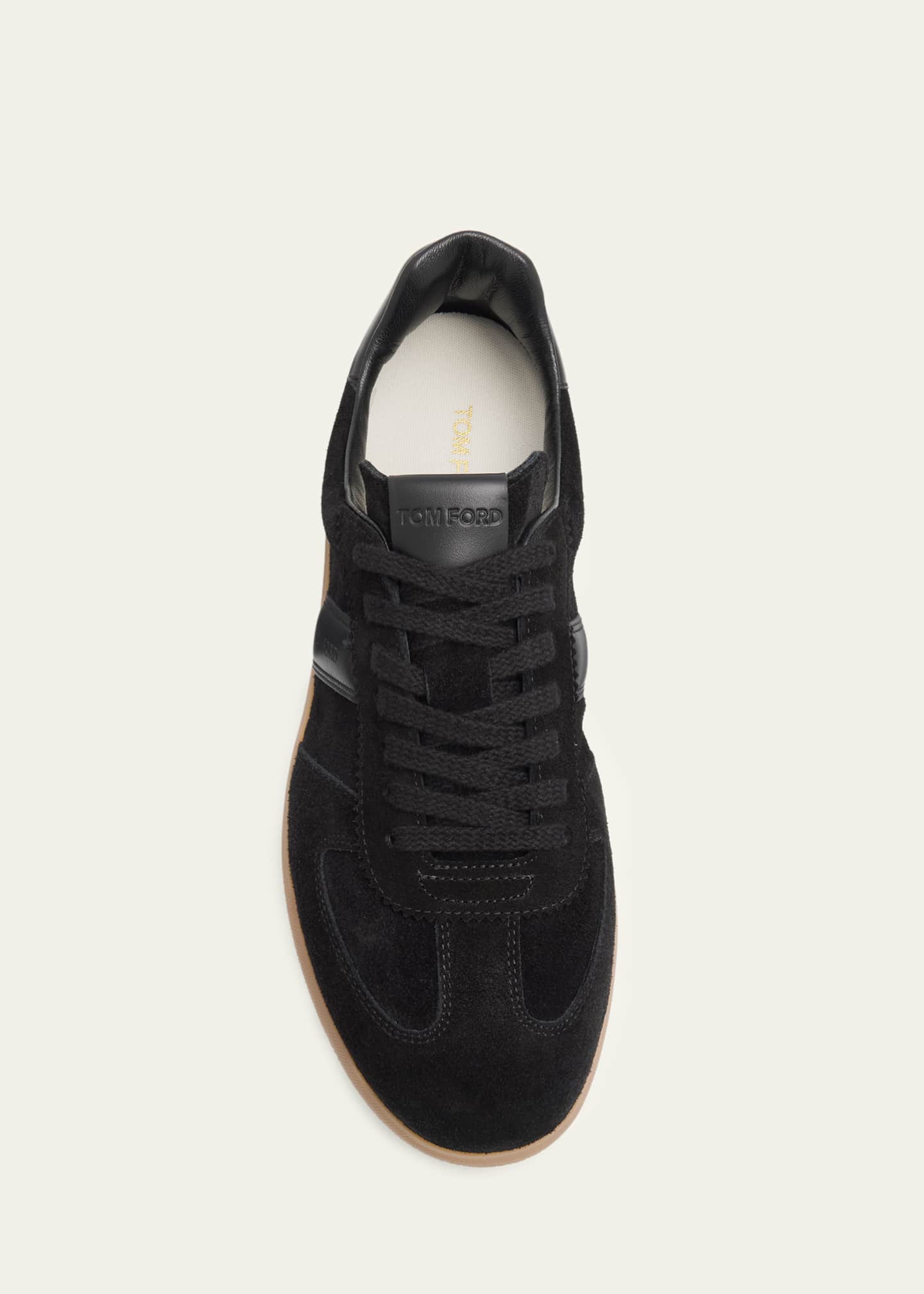 TOM FORD Men's Suede T Low-Top Sneakers - Bergdorf Goodman