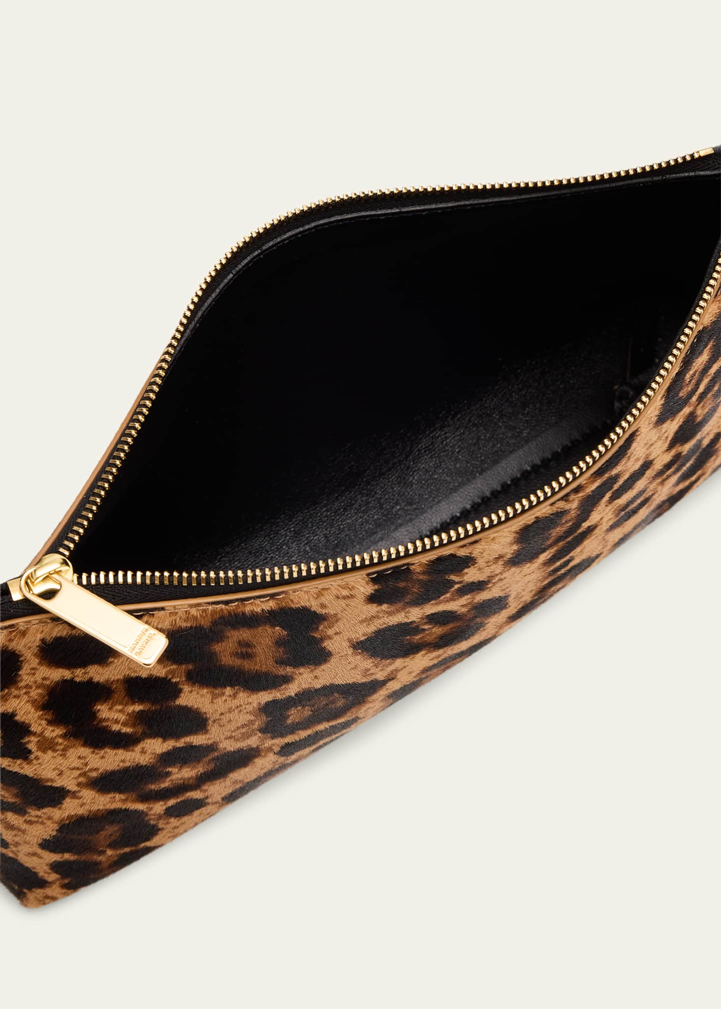 Mansur Gavriel Gaia Animal-Print Calf Hair Shoulder Bag - Bergdorf Goodman