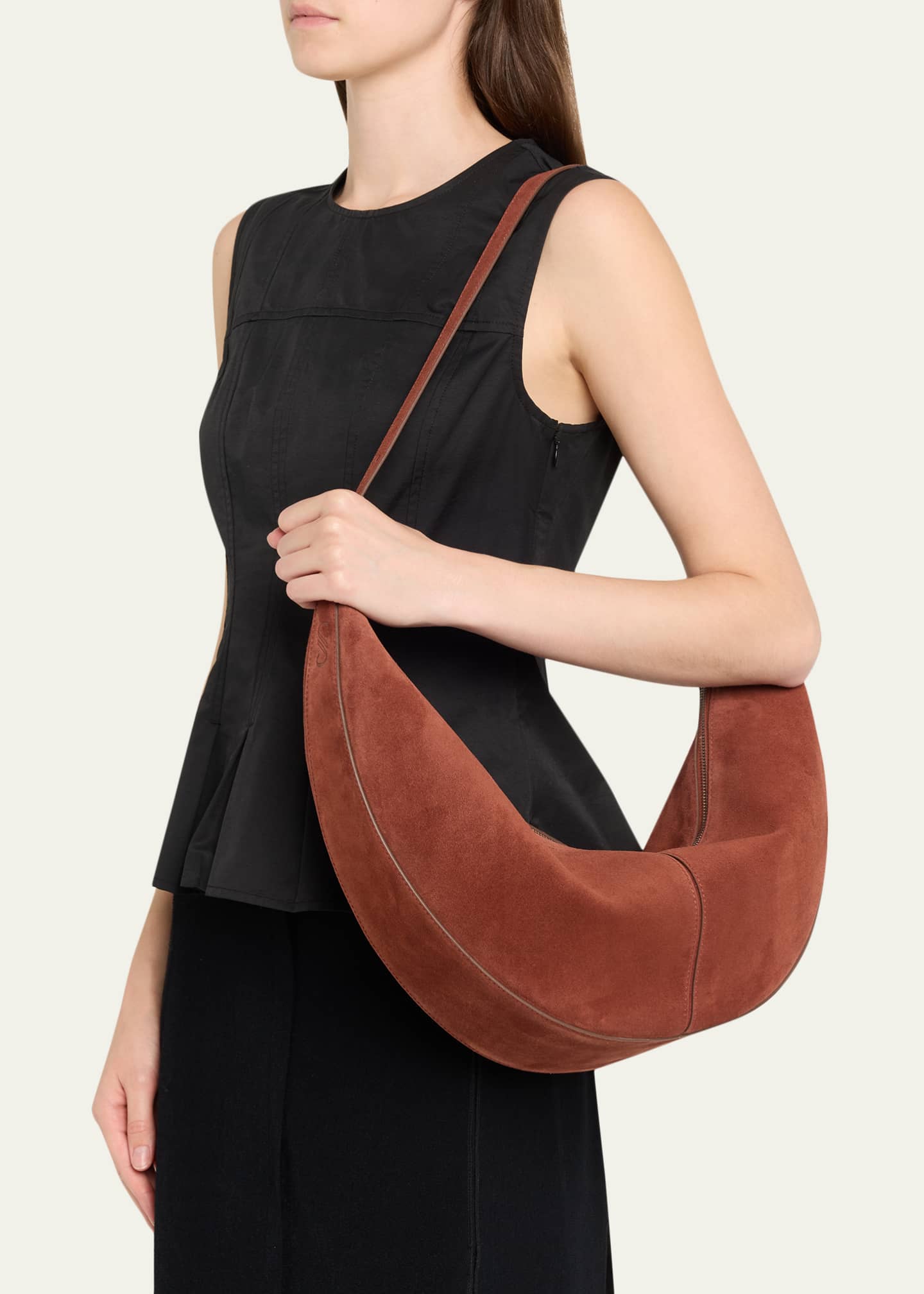 Proenza Schouler Slide Suede Hobo Bag - Bergdorf Goodman