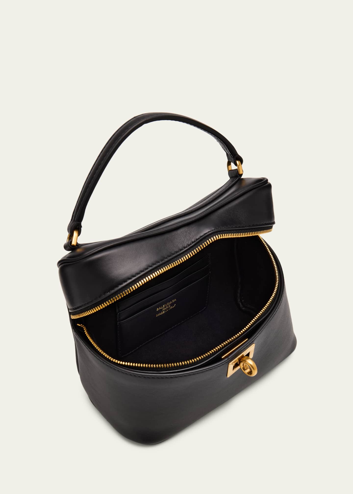 Balenciaga Rodeo Leather Vanity Top-Handle Bag - Bergdorf Goodman