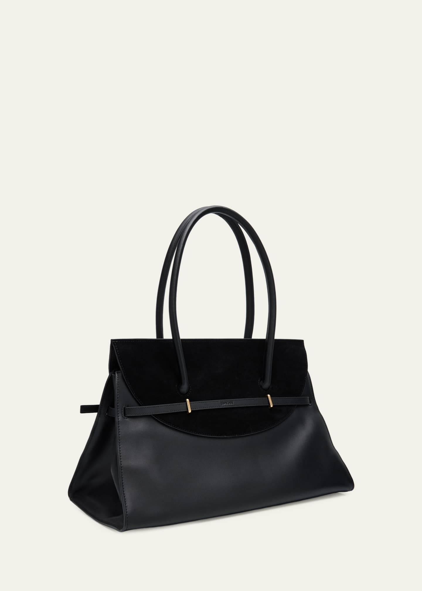 SIMKHAI River Suede Flap Leather Shoulder Bag - Bergdorf Goodman
