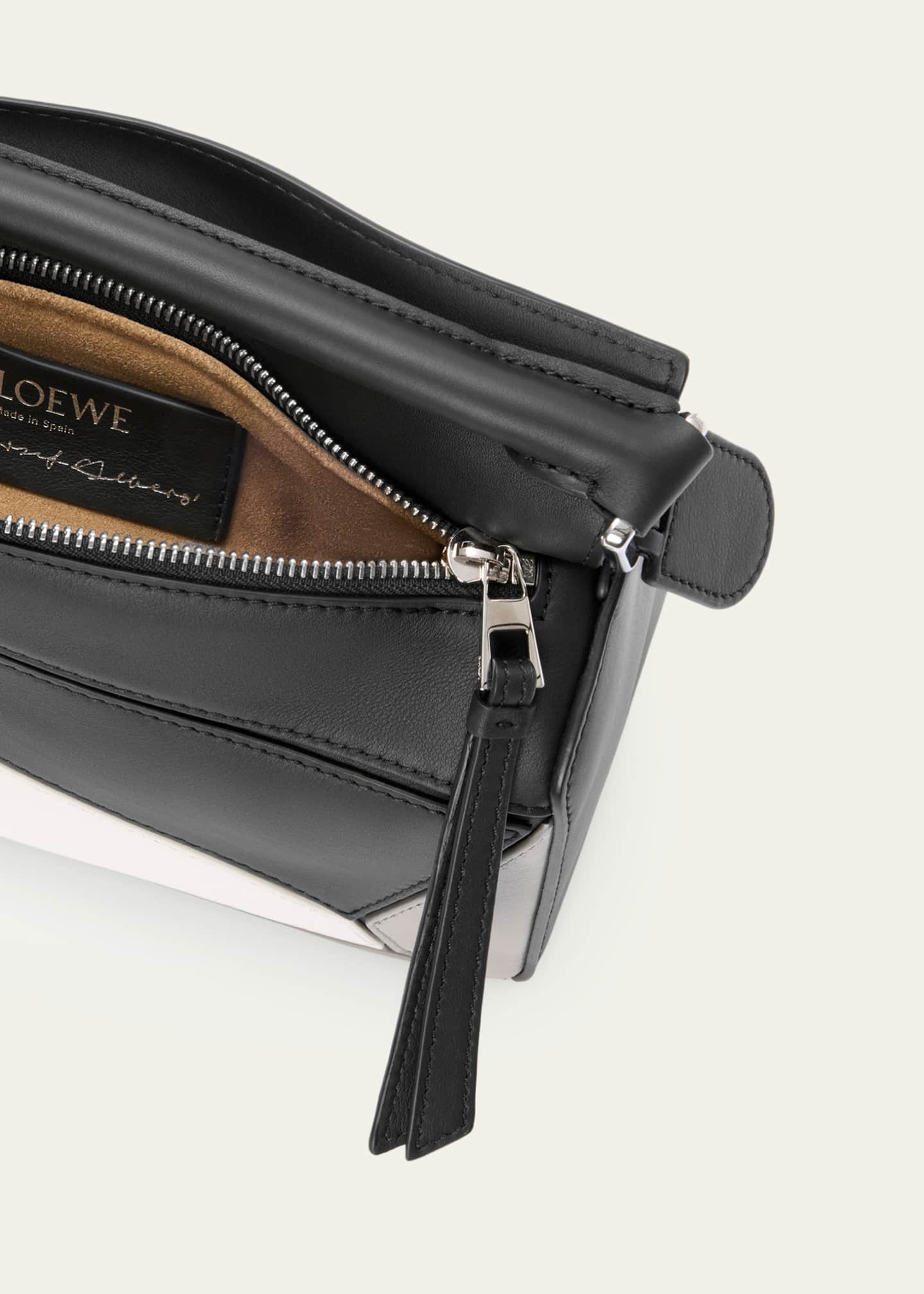 Loewe x Albers Puzzle Square Shoulder Bag in Leather - Bergdorf Goodman