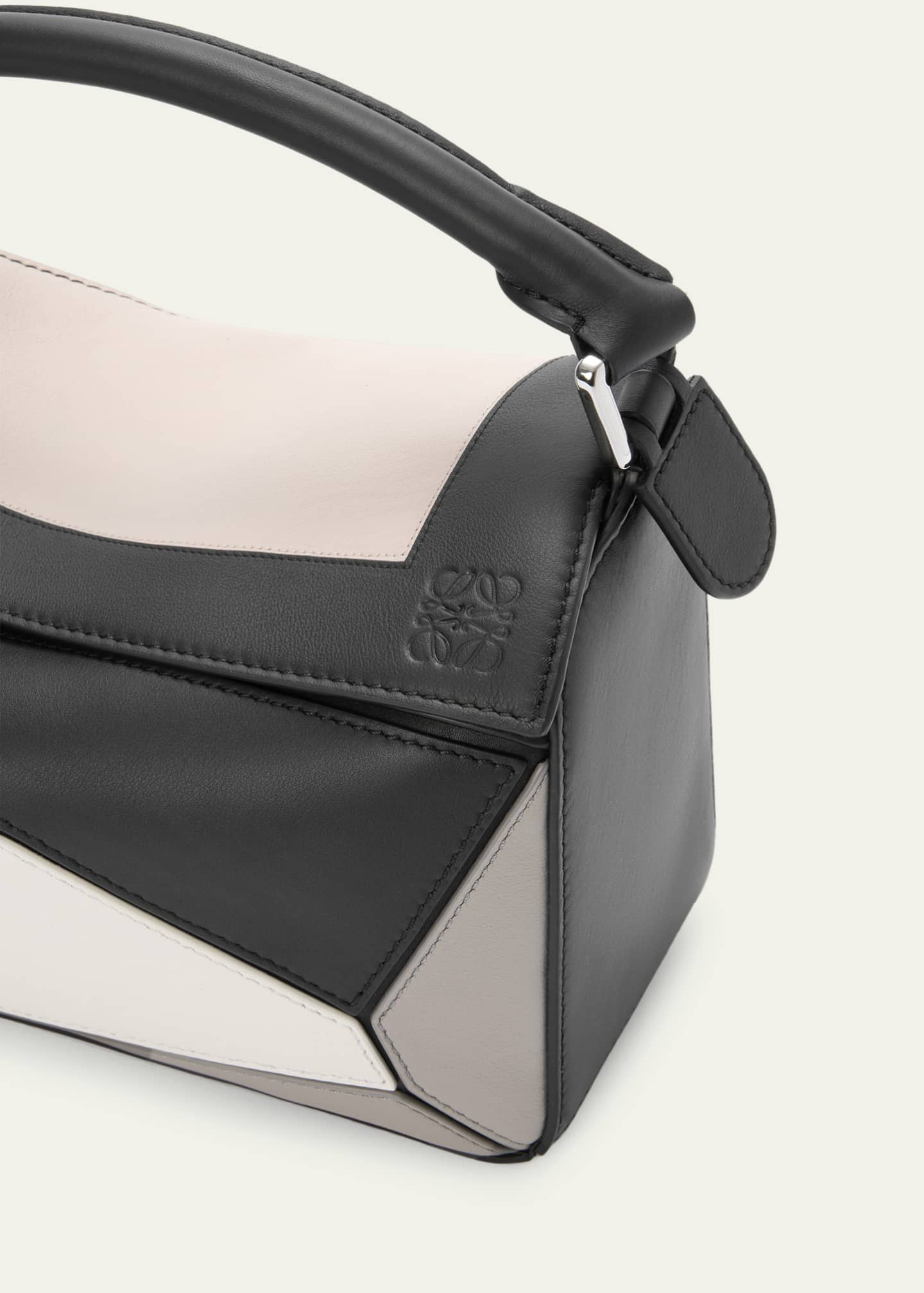 Loewe x Albers Puzzle Square Shoulder Bag in Leather - Bergdorf Goodman