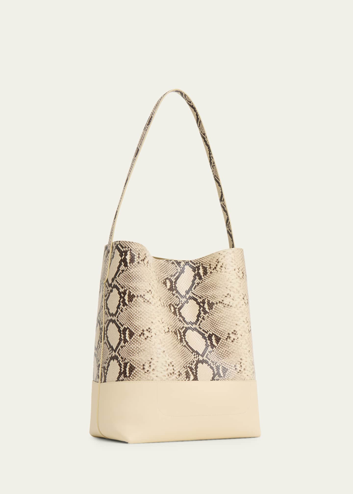 Mansur Gavriel Everyday Cabas Snakeskin-Embossed Tote Bag - Bergdorf ...