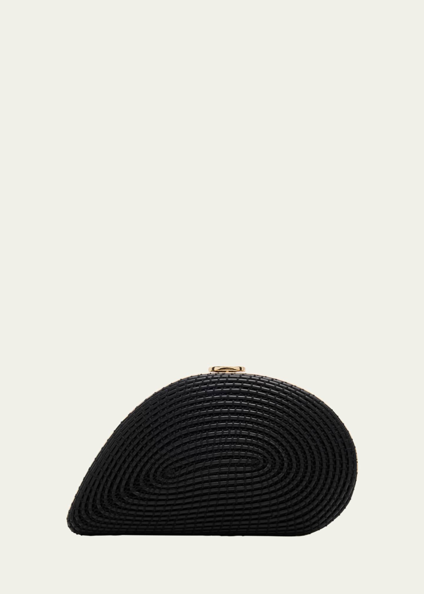 SIMKHAI Bridget Corded Vegan Leather Shell Clutch Bag - Bergdorf Goodman