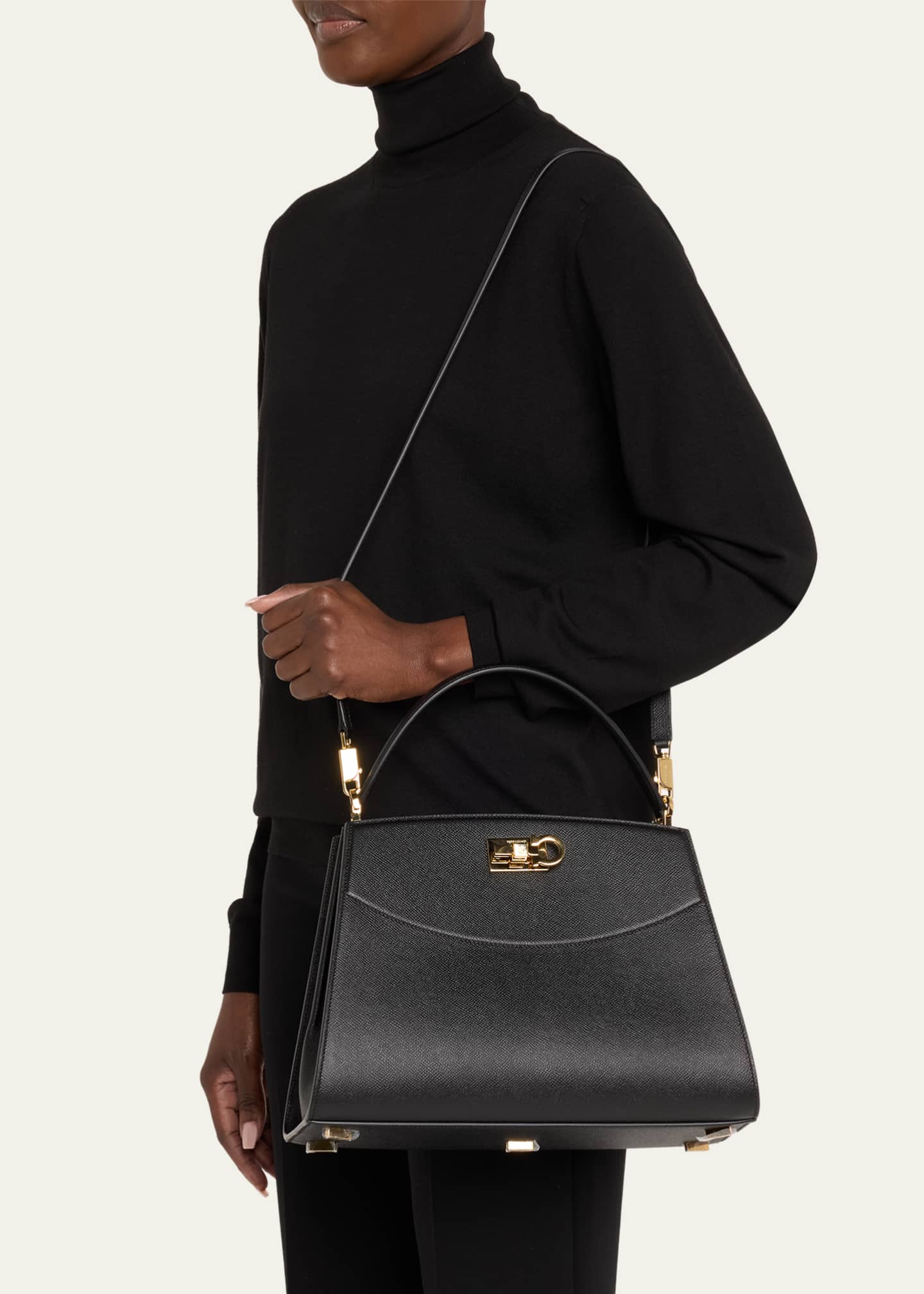 Ferragamo New Studio Box Medium Top Handle Bag - Bergdorf Goodman
