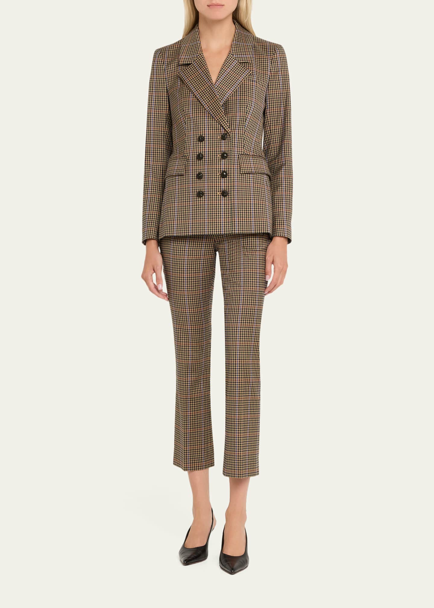 Veronica Beard Claude Plaid Dickey Jacket - Bergdorf Goodman