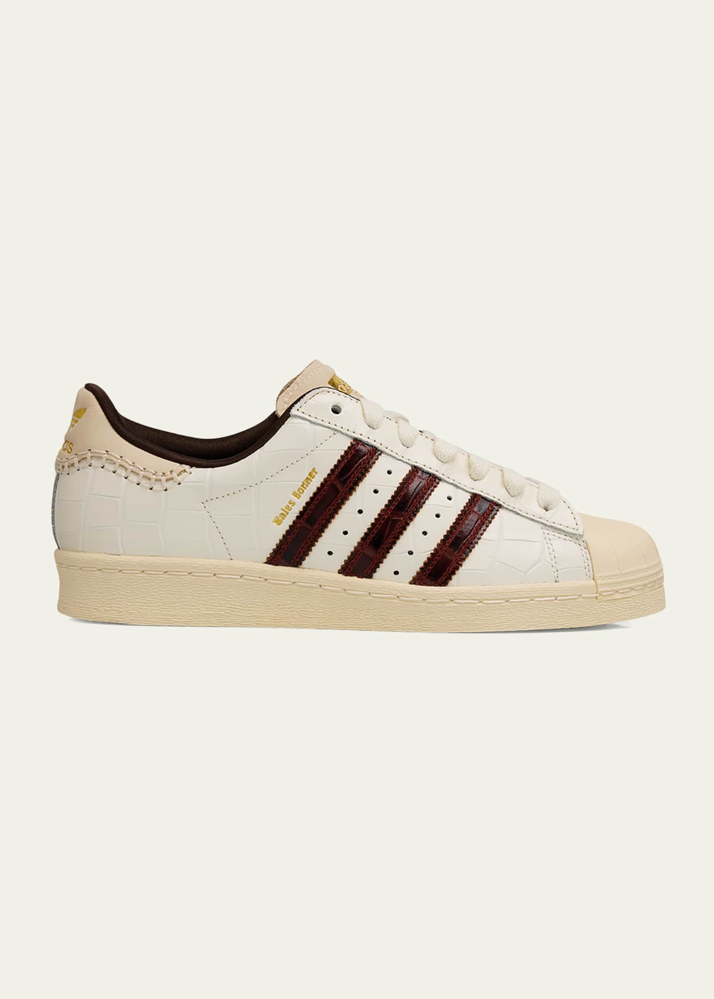 adidas x Wales Bonner Men's Superstar Croc-Embossed Leather Sneakers ...