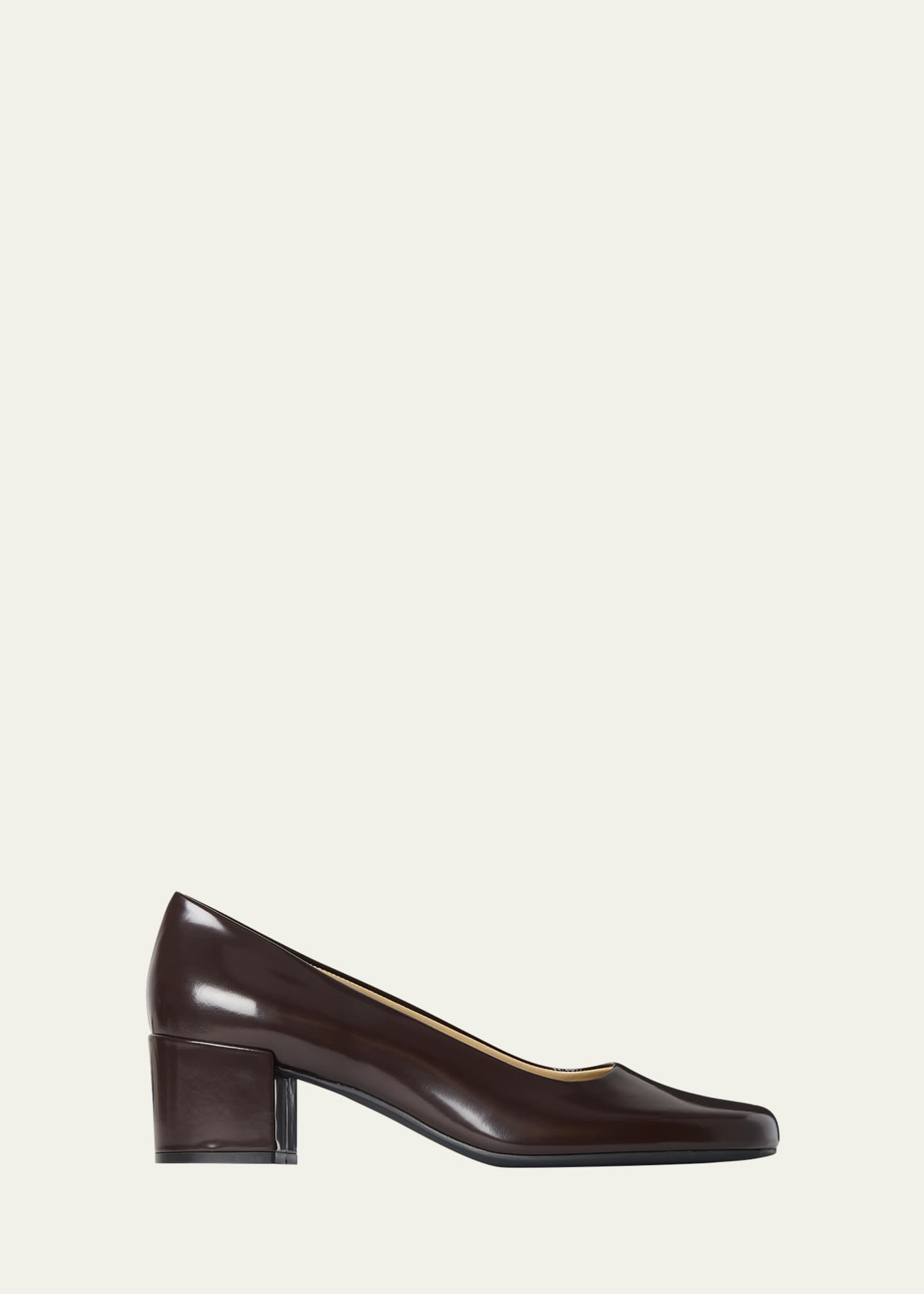 THE ROW Penelope Leather Pumps - Bergdorf Goodman
