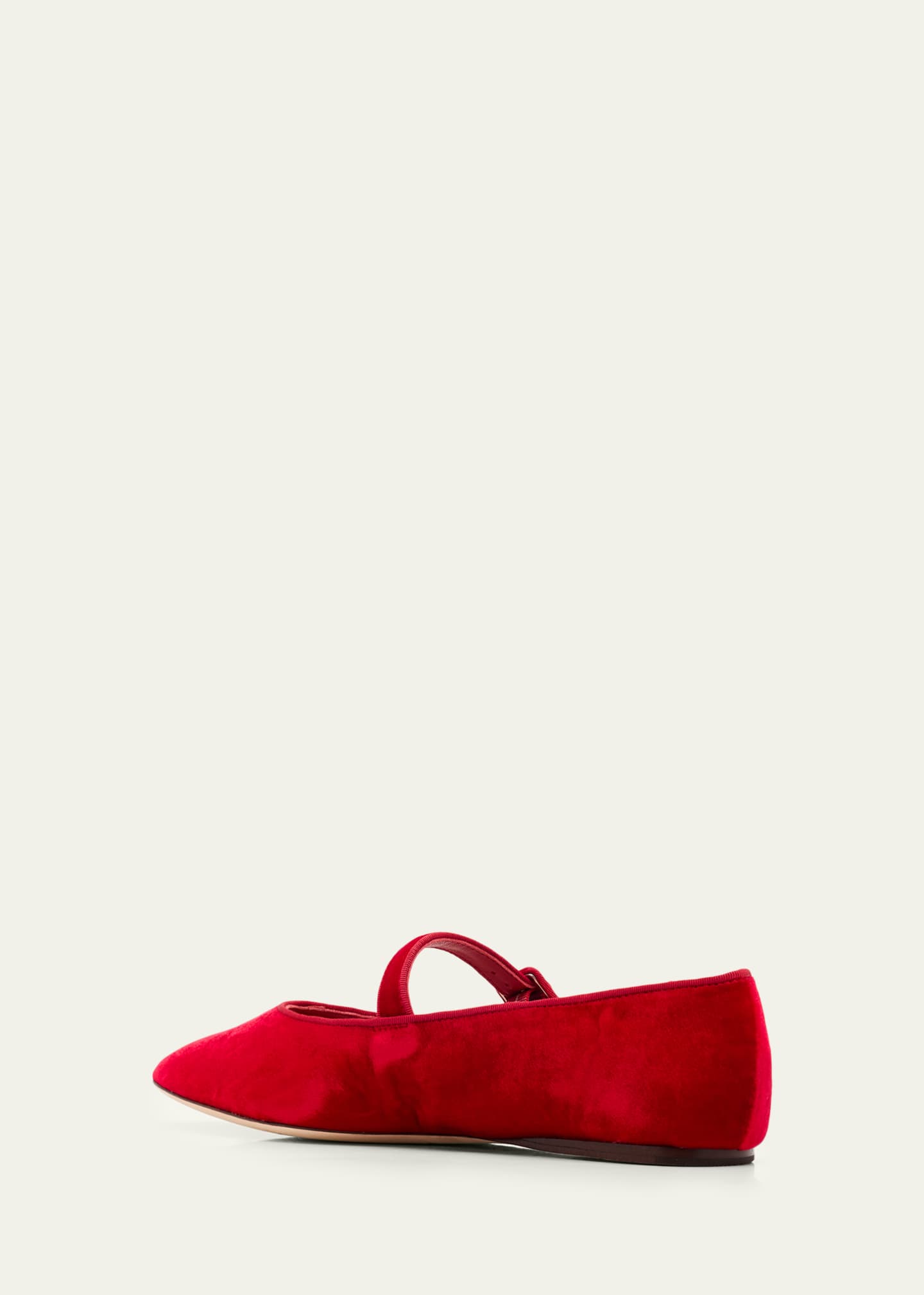 Loeffler Randall Ginger Velvet Mary Jane Ballerina Flats - Bergdorf Goodman
