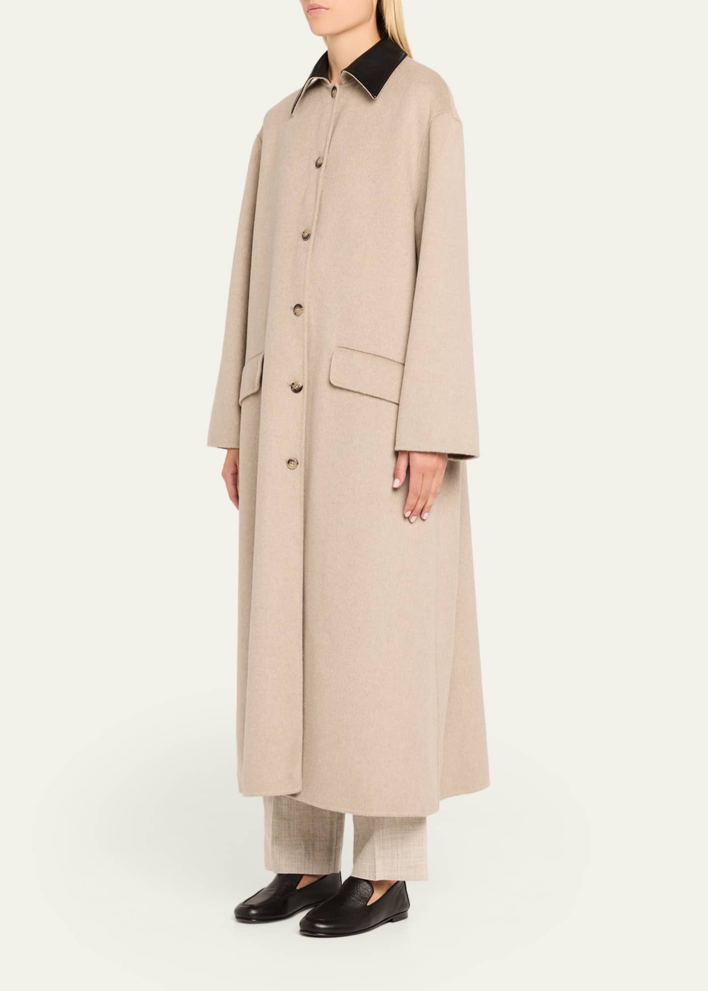 Nanushka Rowina Double Wool Coat - Bergdorf Goodman