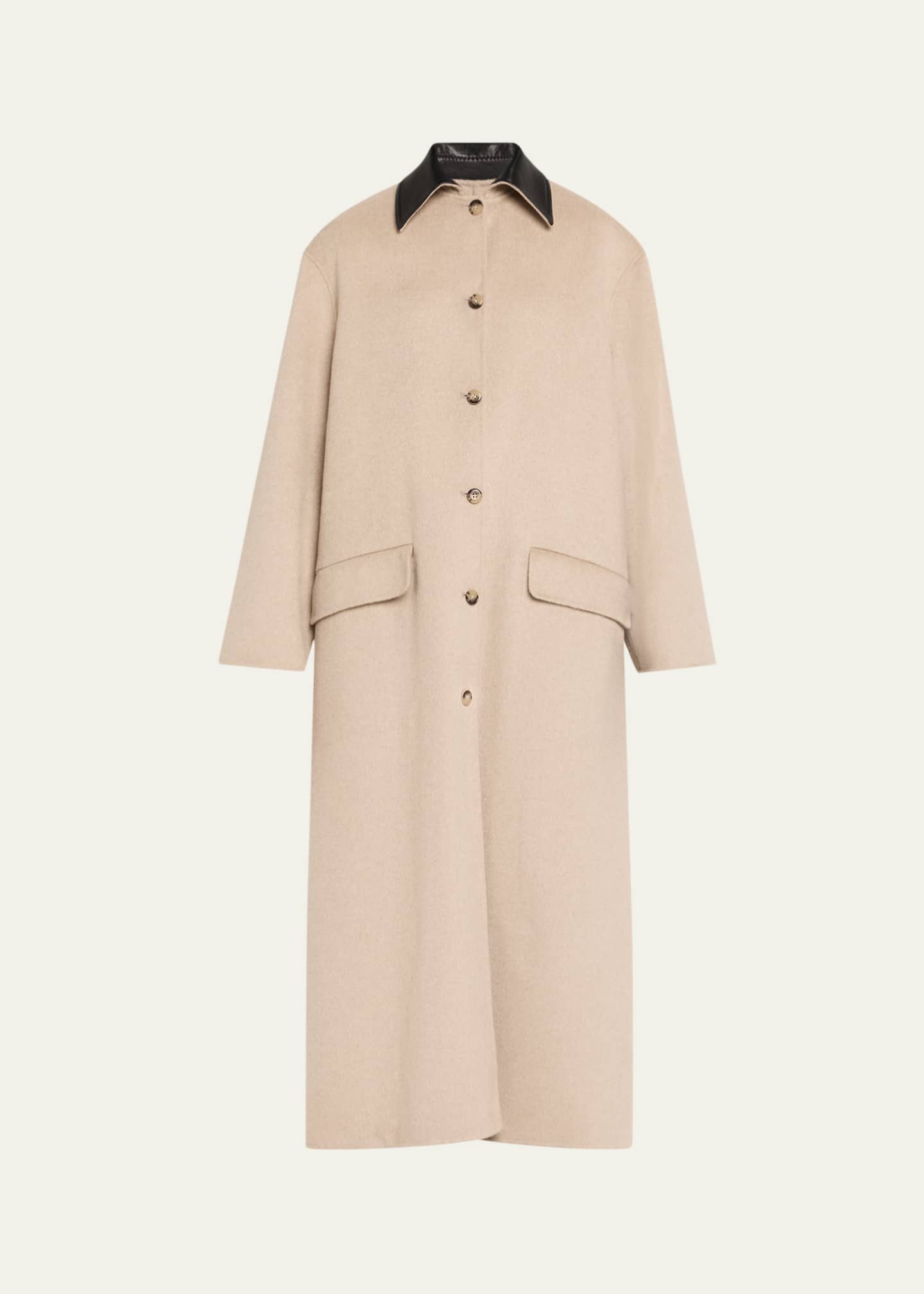 Nanushka Rowina Double Wool Coat - Bergdorf Goodman