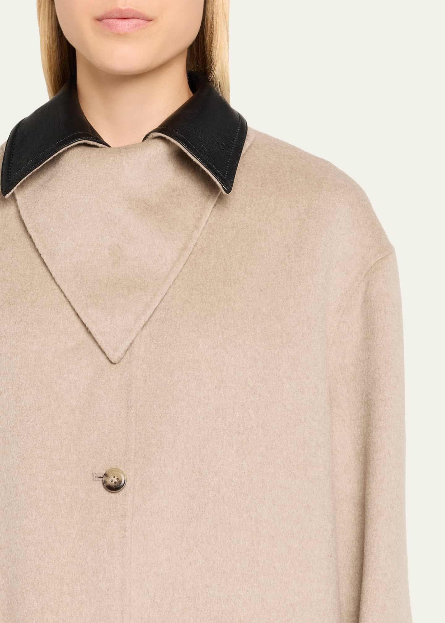Nanushka Rowina Double Wool Coat - Bergdorf Goodman