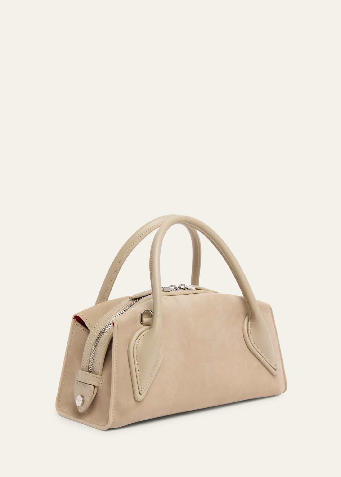 Christian Louboutin Venus Mini Top-Handle Bag in Nubuck Leather ...