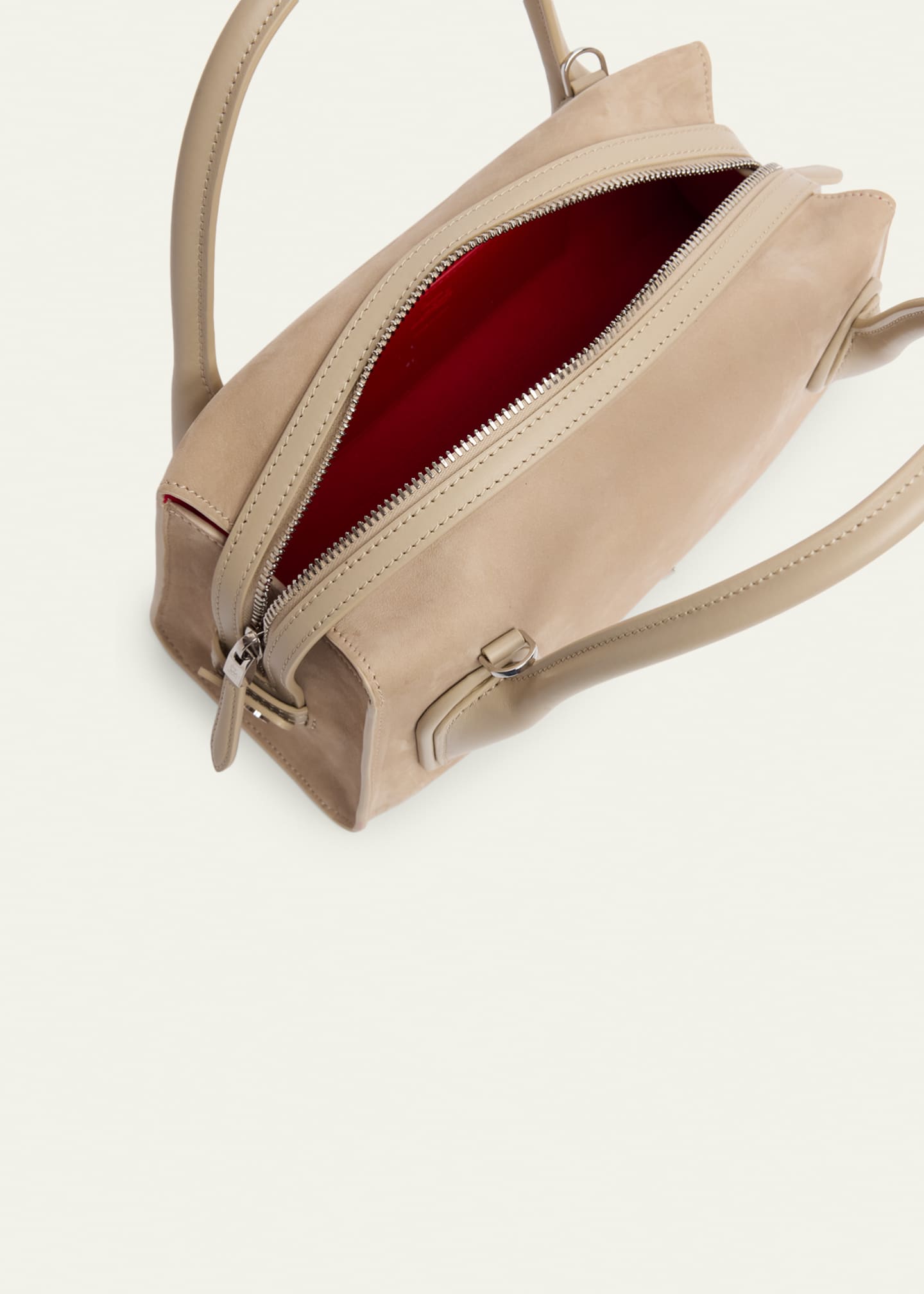 Christian Louboutin Venus Mini Top-Handle Bag in Nubuck Leather ...