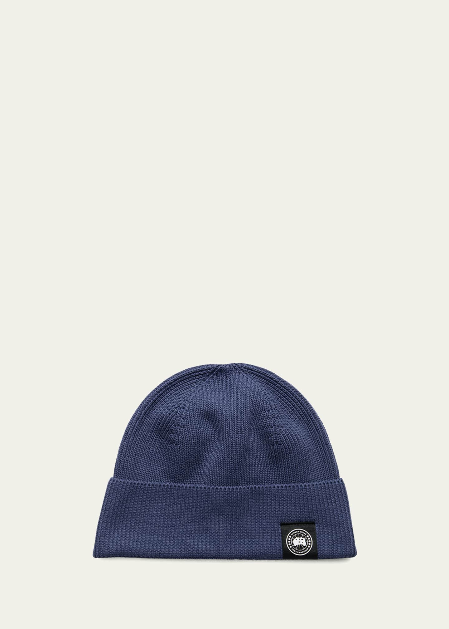 Canada Goose Men's Rib-Knit Cotton Beanie - Bergdorf Goodman