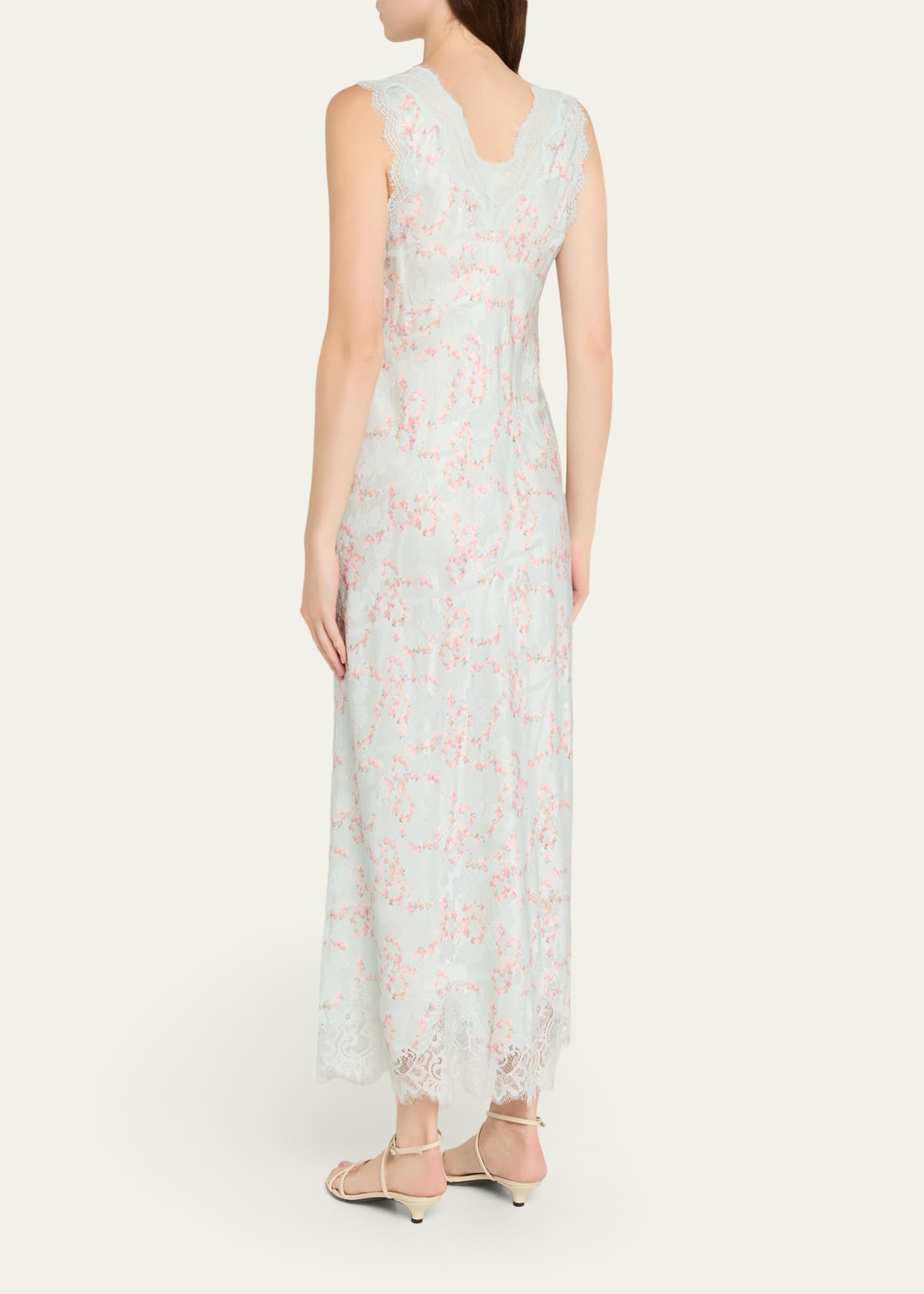 LoveShackFancy Mira Floral Slip Dress - Bergdorf Goodman