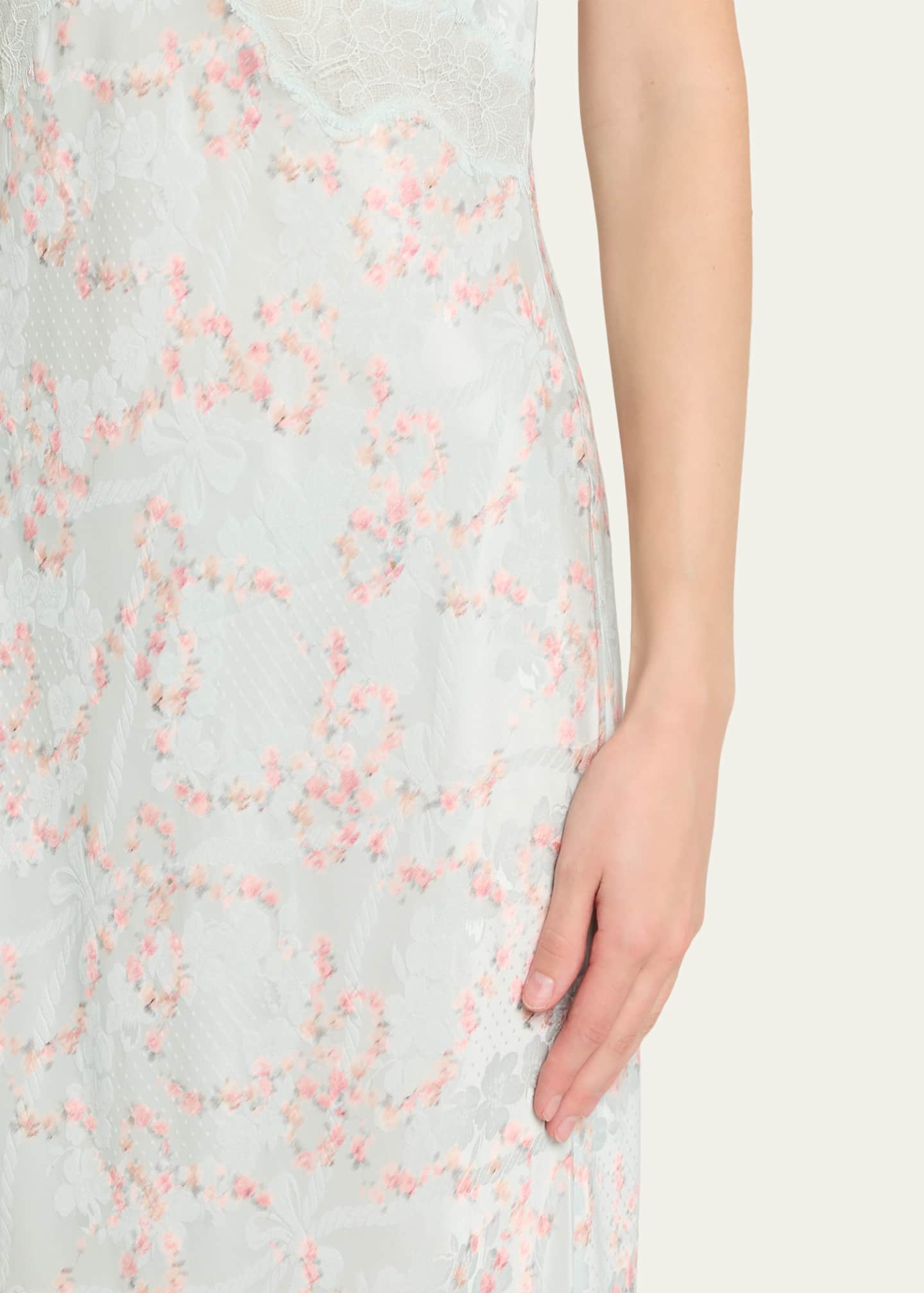 LoveShackFancy Mira Floral Slip Dress - Bergdorf Goodman