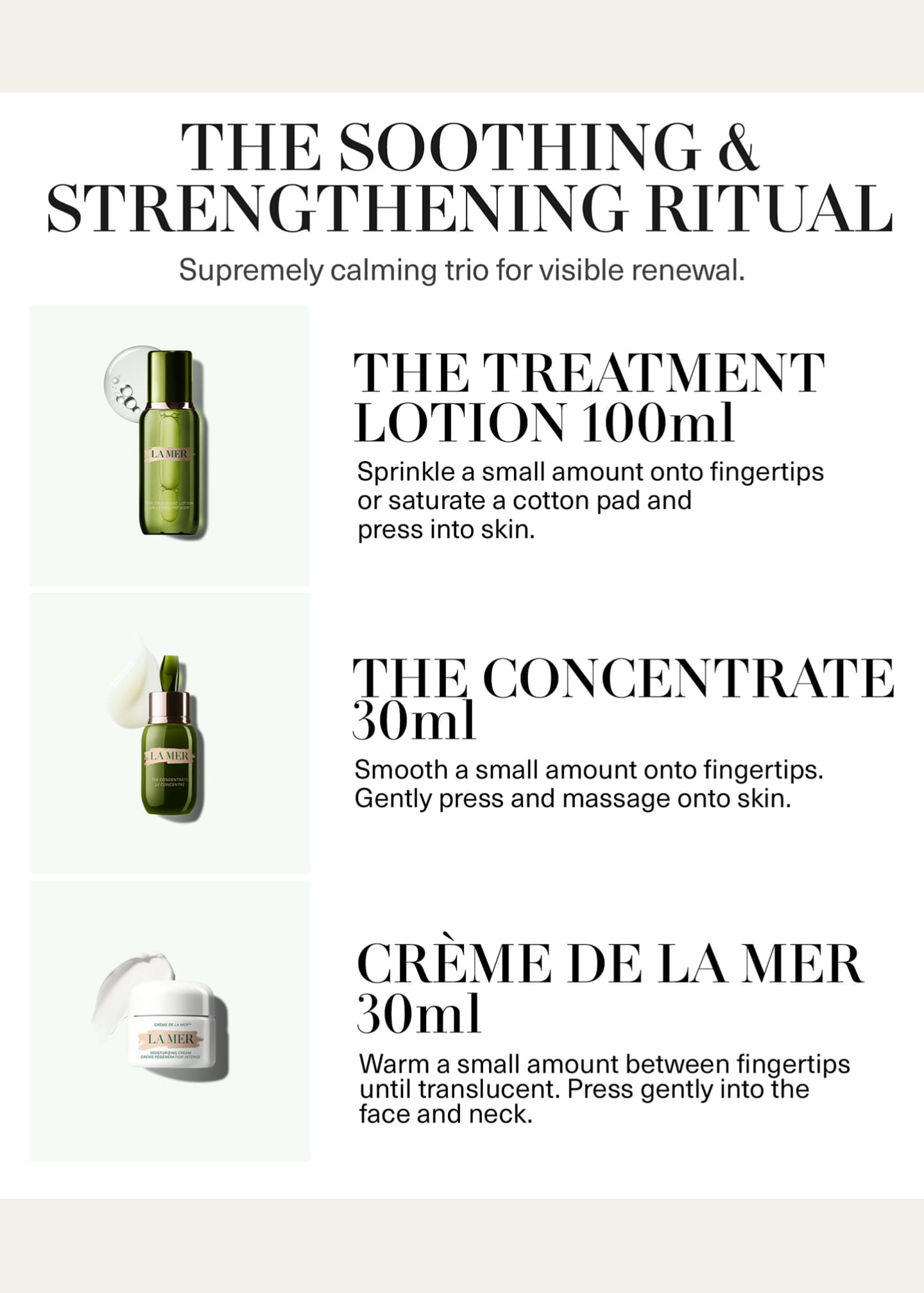 La Mer The Soothing Trio Gift Set - Bergdorf Goodman