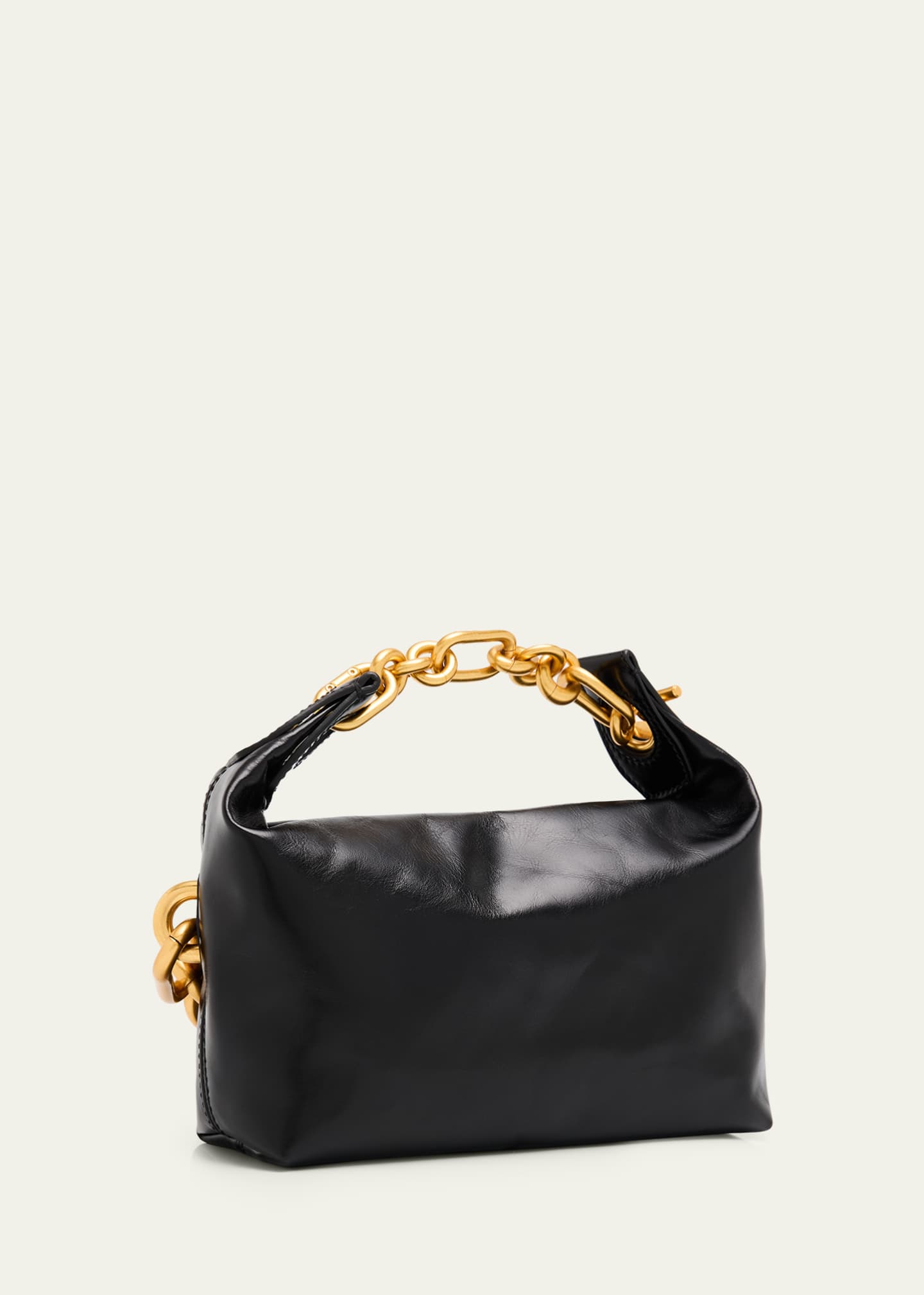 Balmain Sync Mini Chain Leather Top-Handle Bag - Bergdorf Goodman