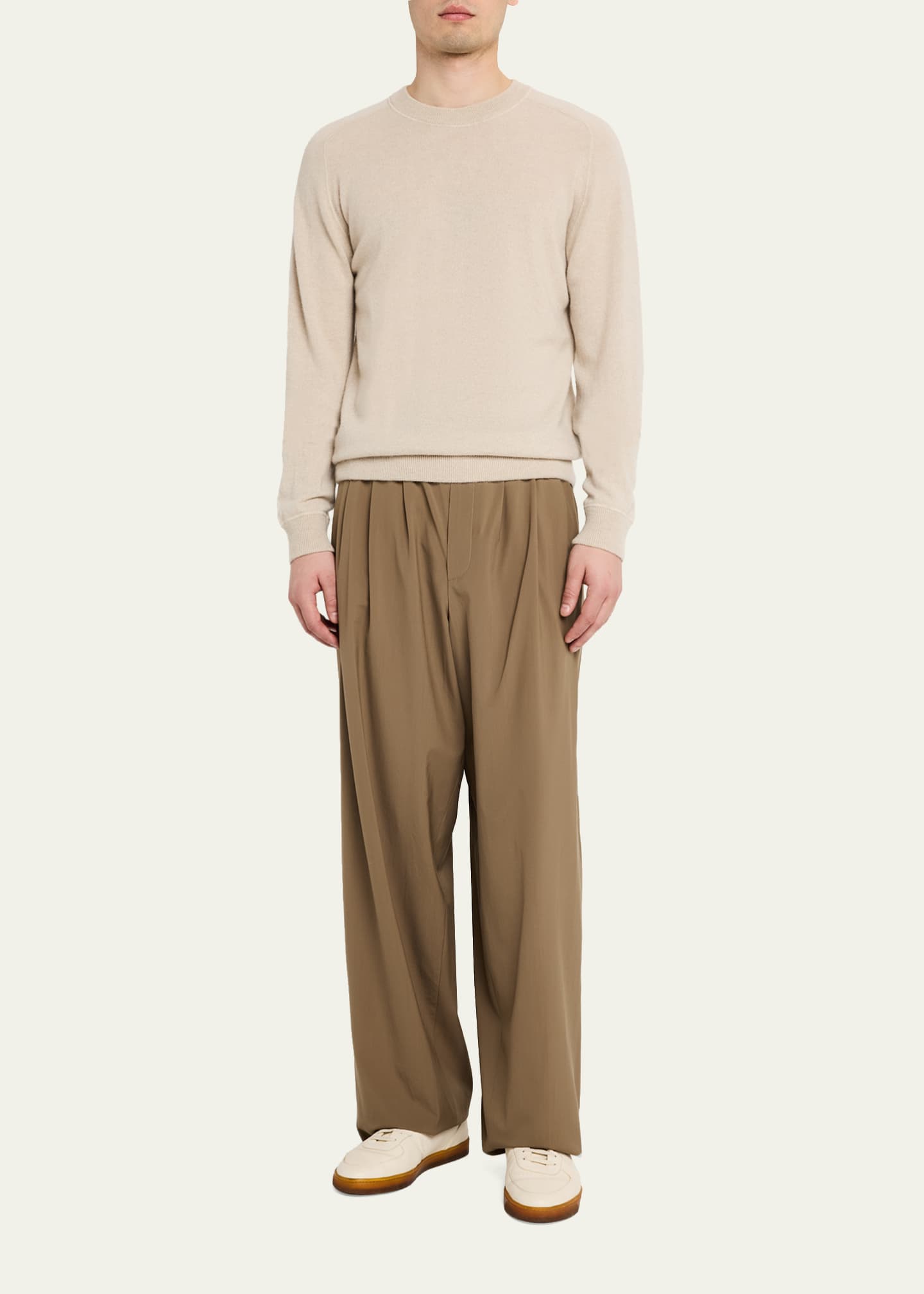 Massimo Alba Men's Soft Cashmere Crewneck Sweater - Bergdorf Goodman