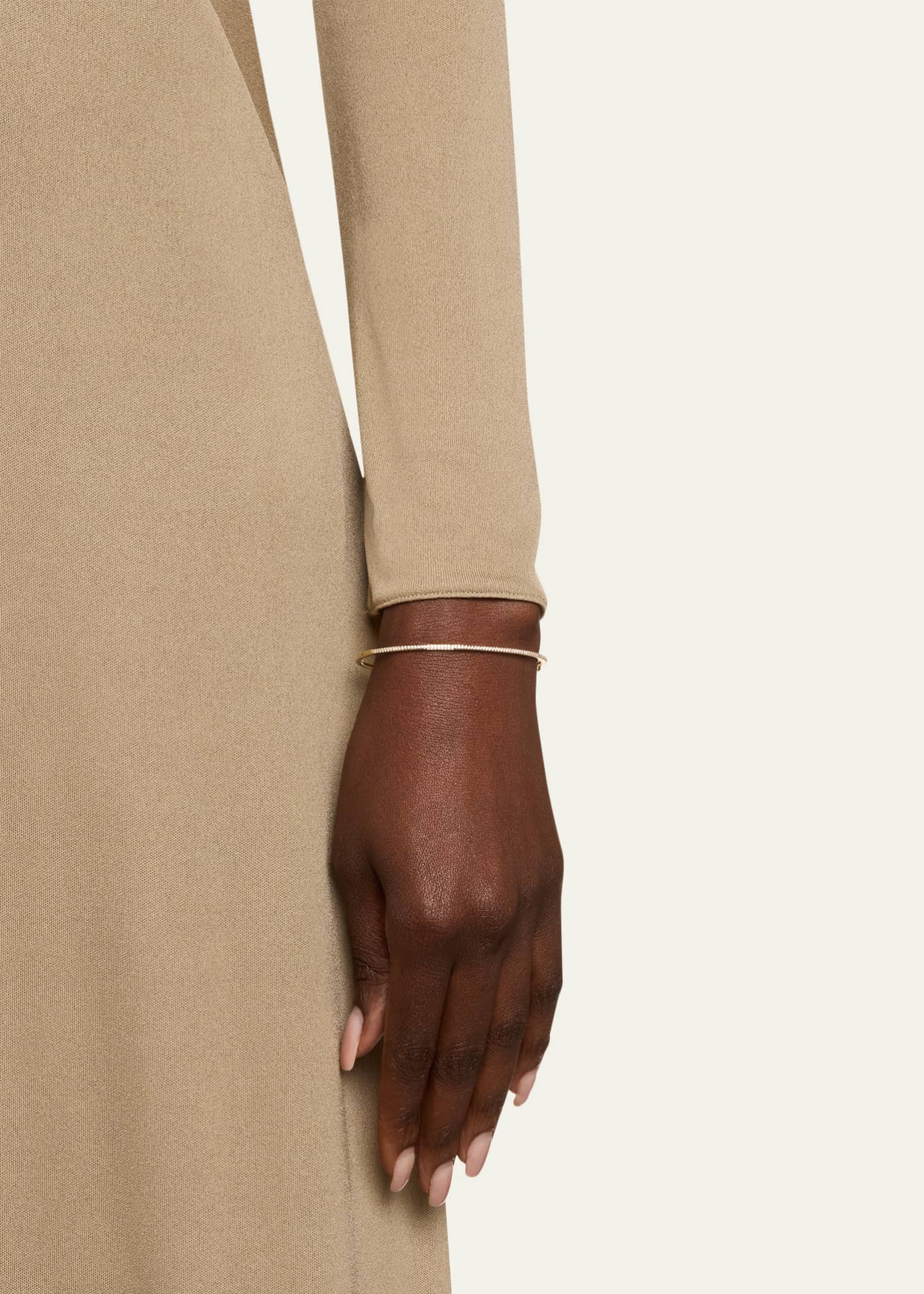 Lana Thin Diamond Hinge Bangle, 7"L - Bergdorf Goodman