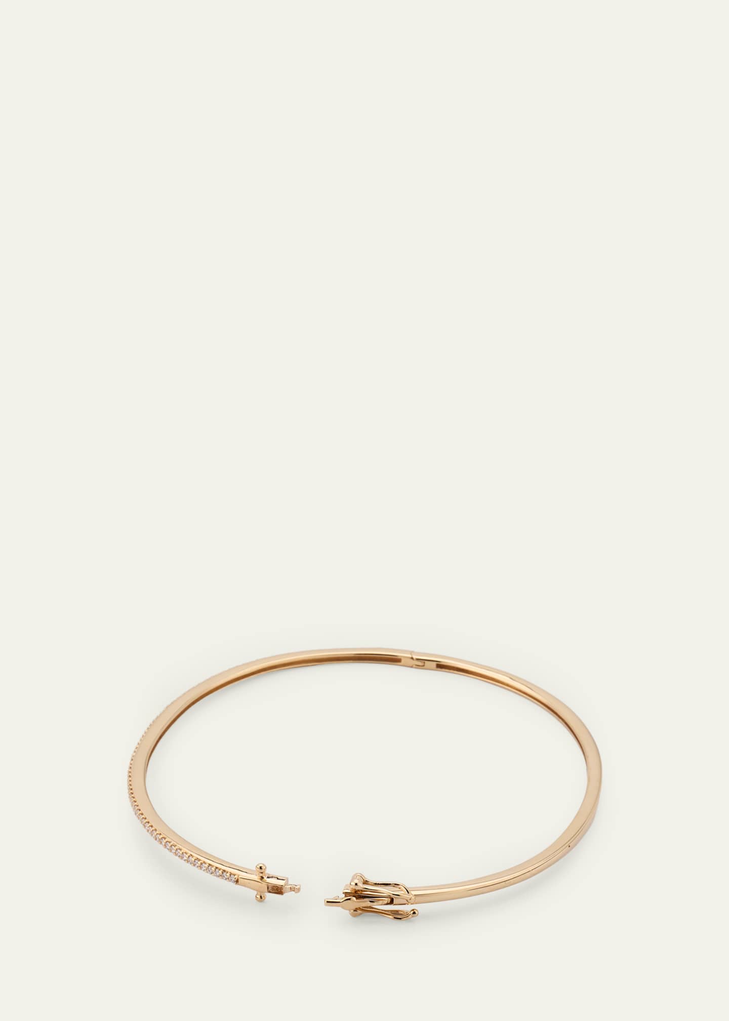 Lana Thin Diamond Hinge Bangle, 7"L - Bergdorf Goodman
