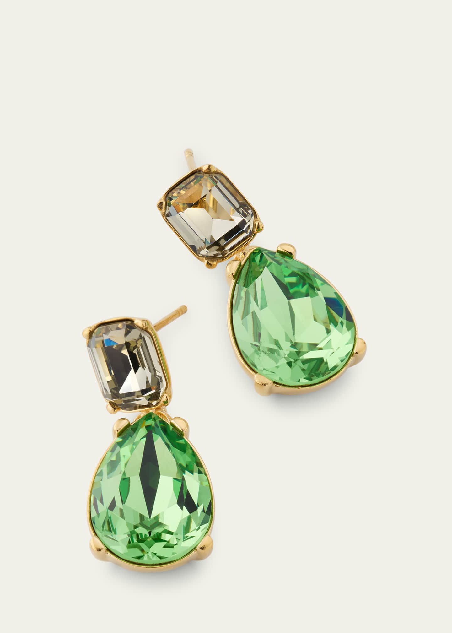 Oscar de la Renta Crystal Drop Earrings - Bergdorf Goodman
