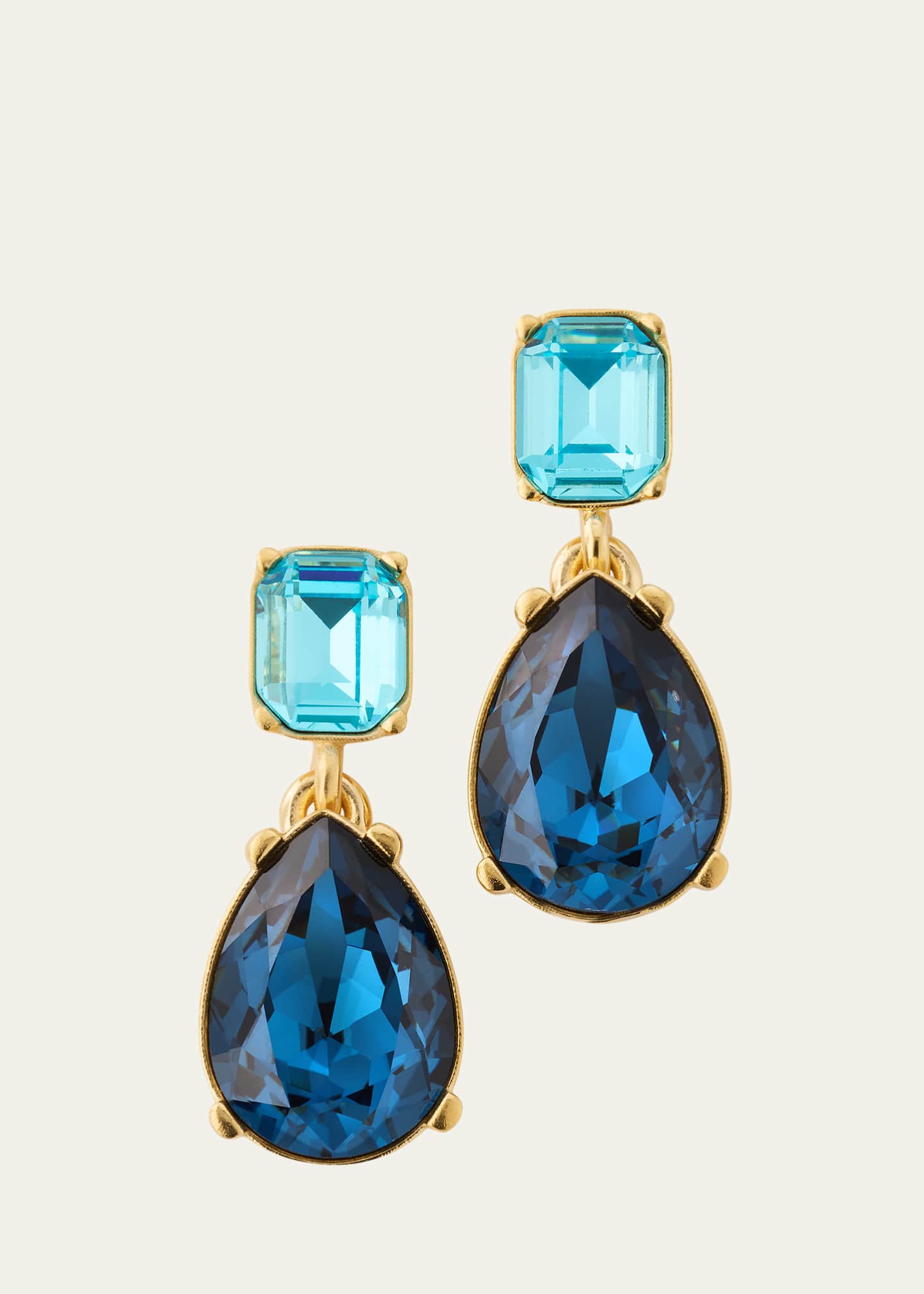 Oscar de la Renta Crystal Drop Earrings - Bergdorf Goodman