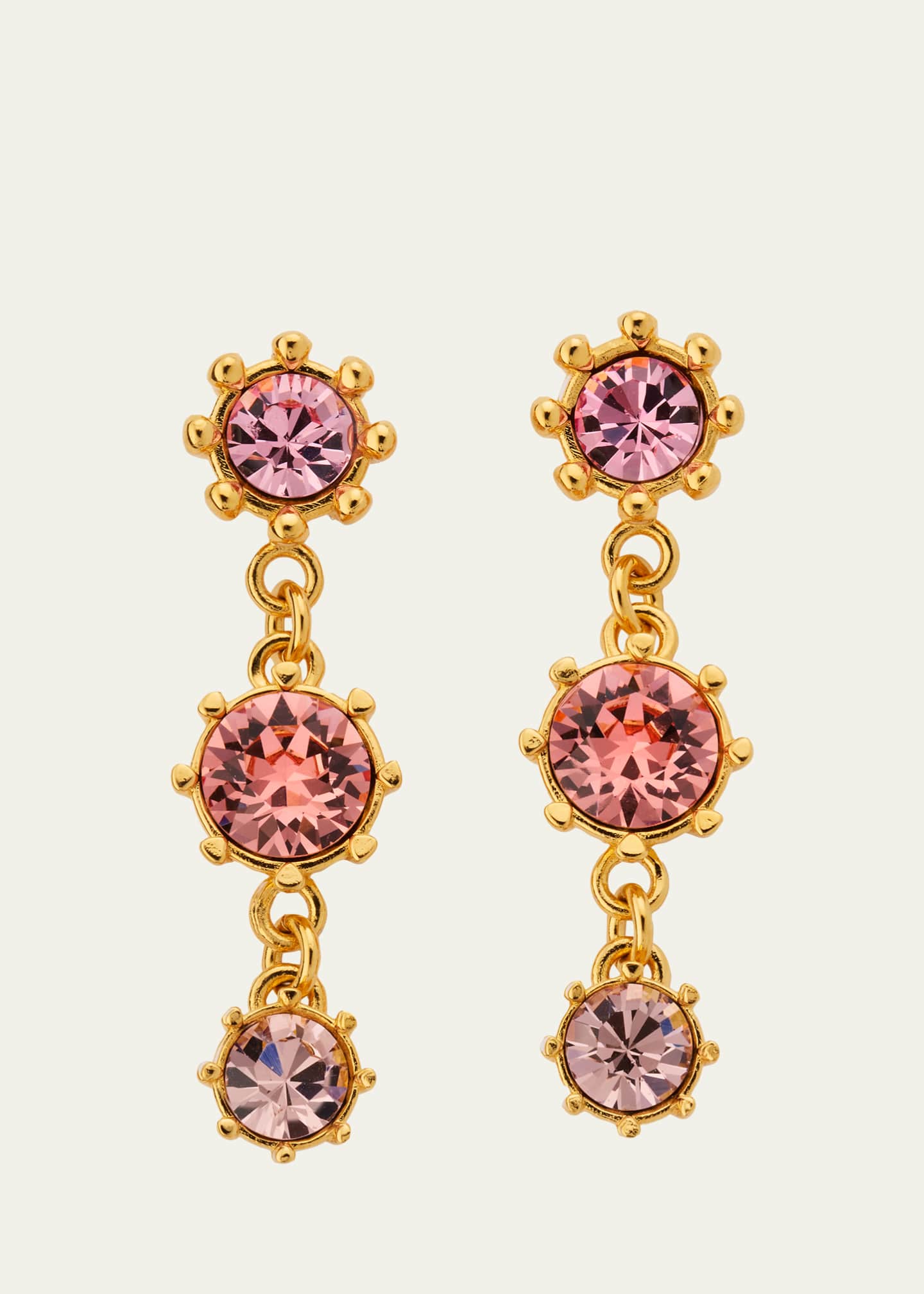 Oscar de la Renta Crystal Prong Drop Earrings - Bergdorf Goodman