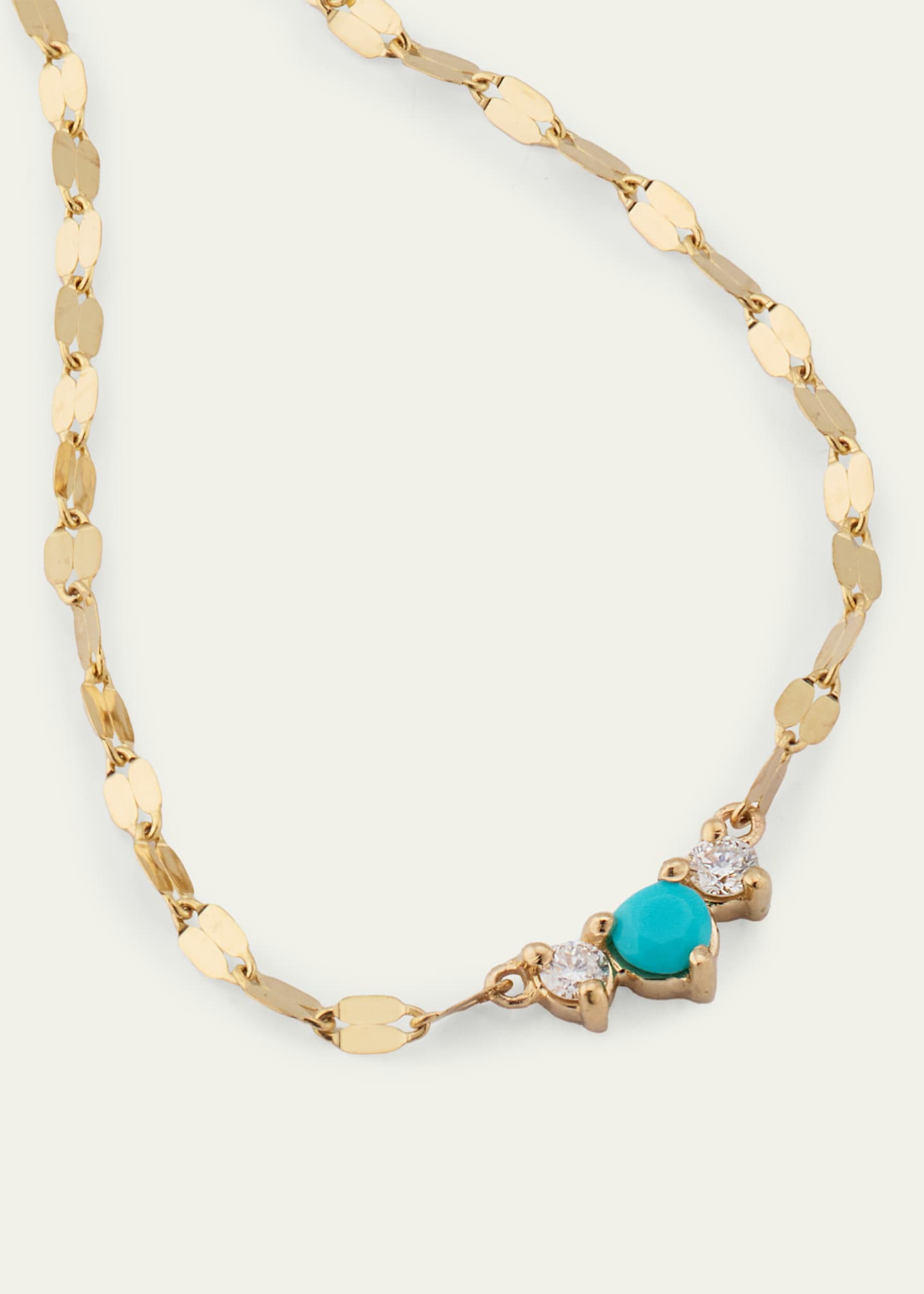 Lana Solo Turquoise & Diamond Charm Necklace - Bergdorf Goodman