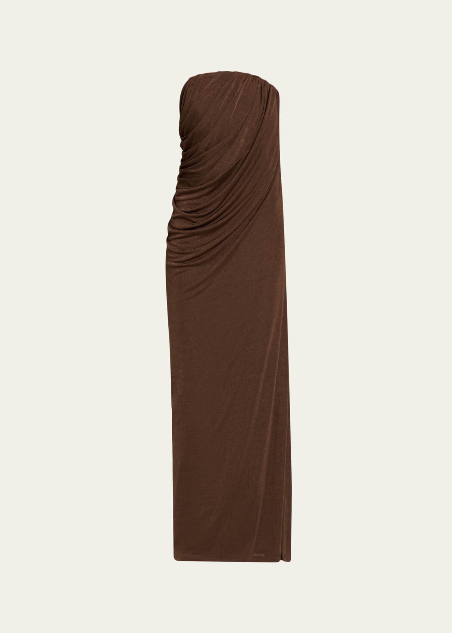 Anna Quan Zella Draped Strapless Dress - Bergdorf Goodman