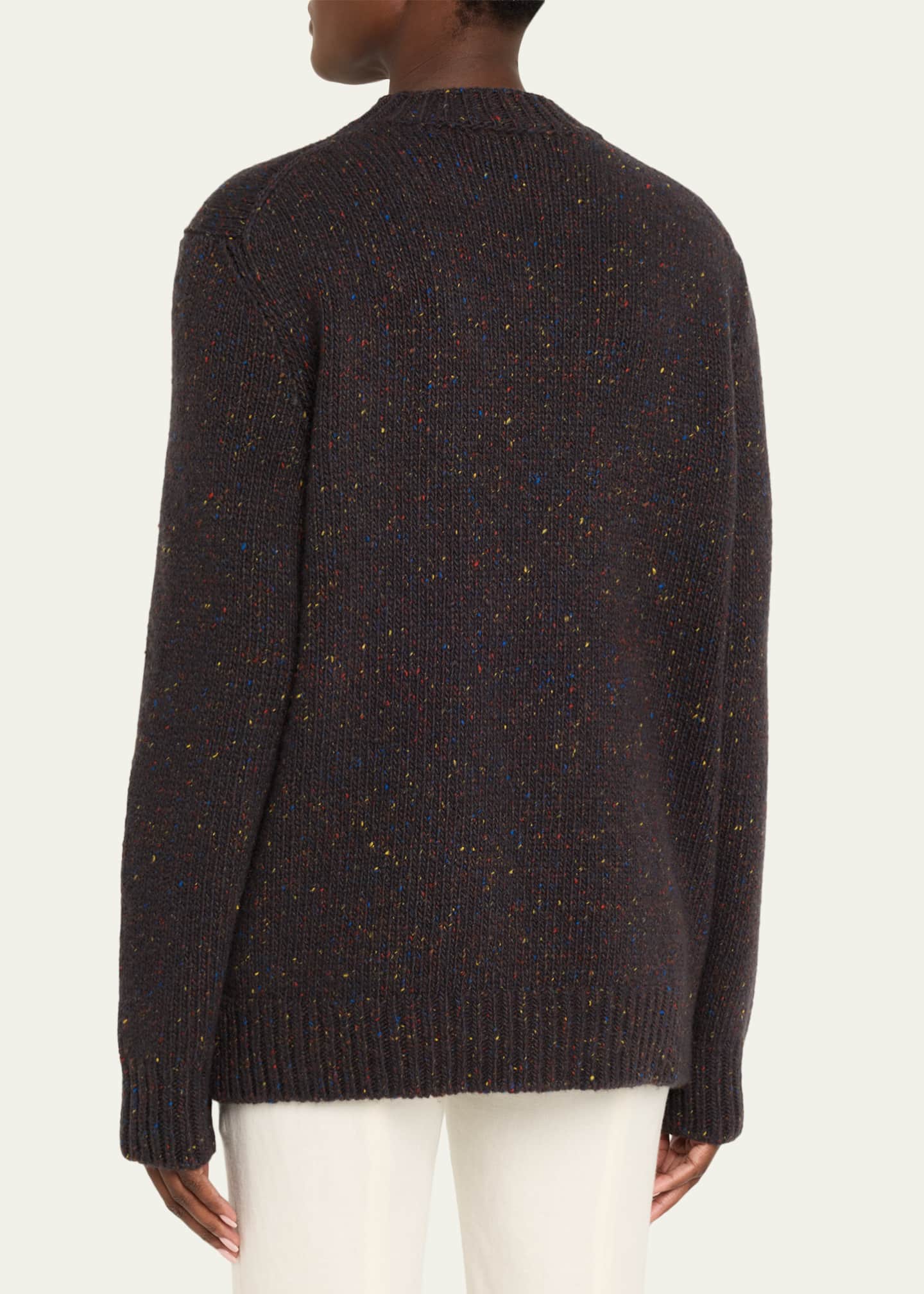 Gabriela Hearst Alfie Speckled Cashmere Knit Sweater - Bergdorf Goodman