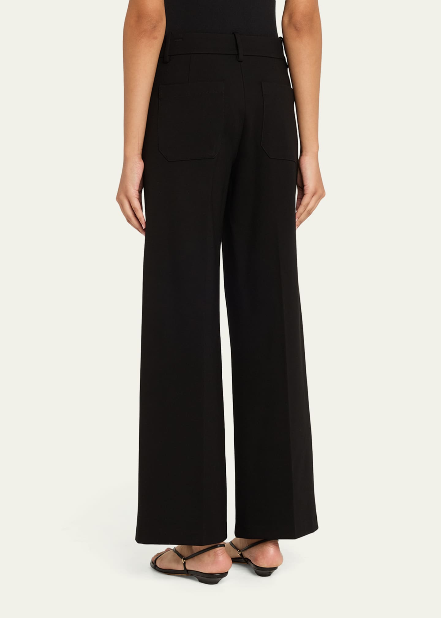 FRAME Le Slim Palazzo Trousers - Bergdorf Goodman