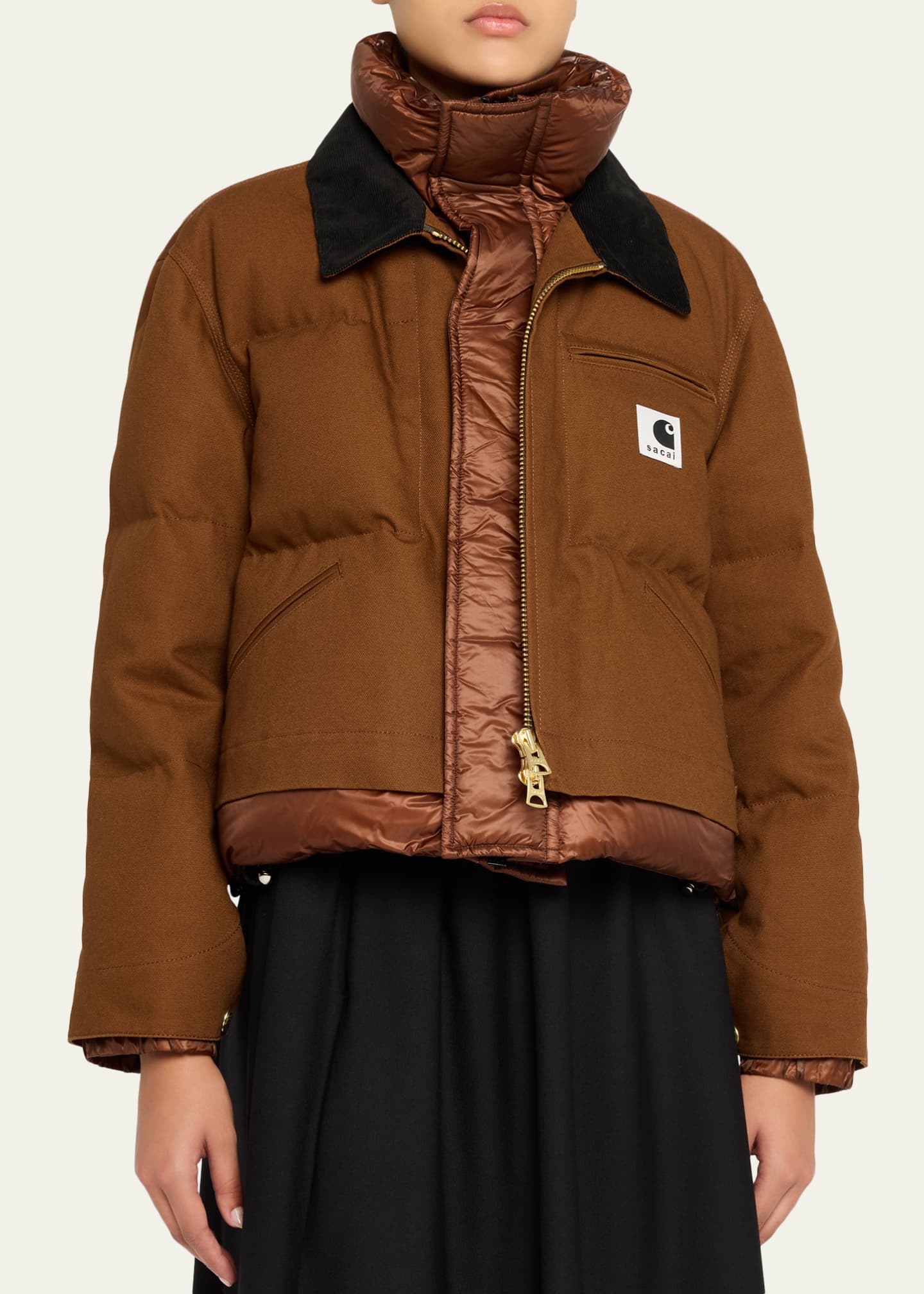 SACAI x Carhartt WIP Duck Puffer Barn Jacket - Bergdorf Goodman
