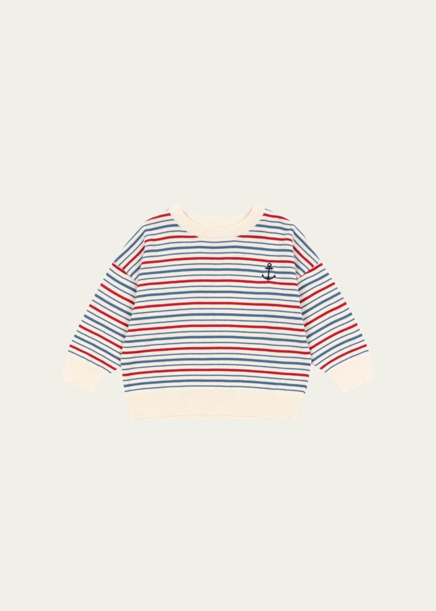 Konges Slojd Boy's Manis Organic Cotton Knit Sweater, Size 12M-8 ...