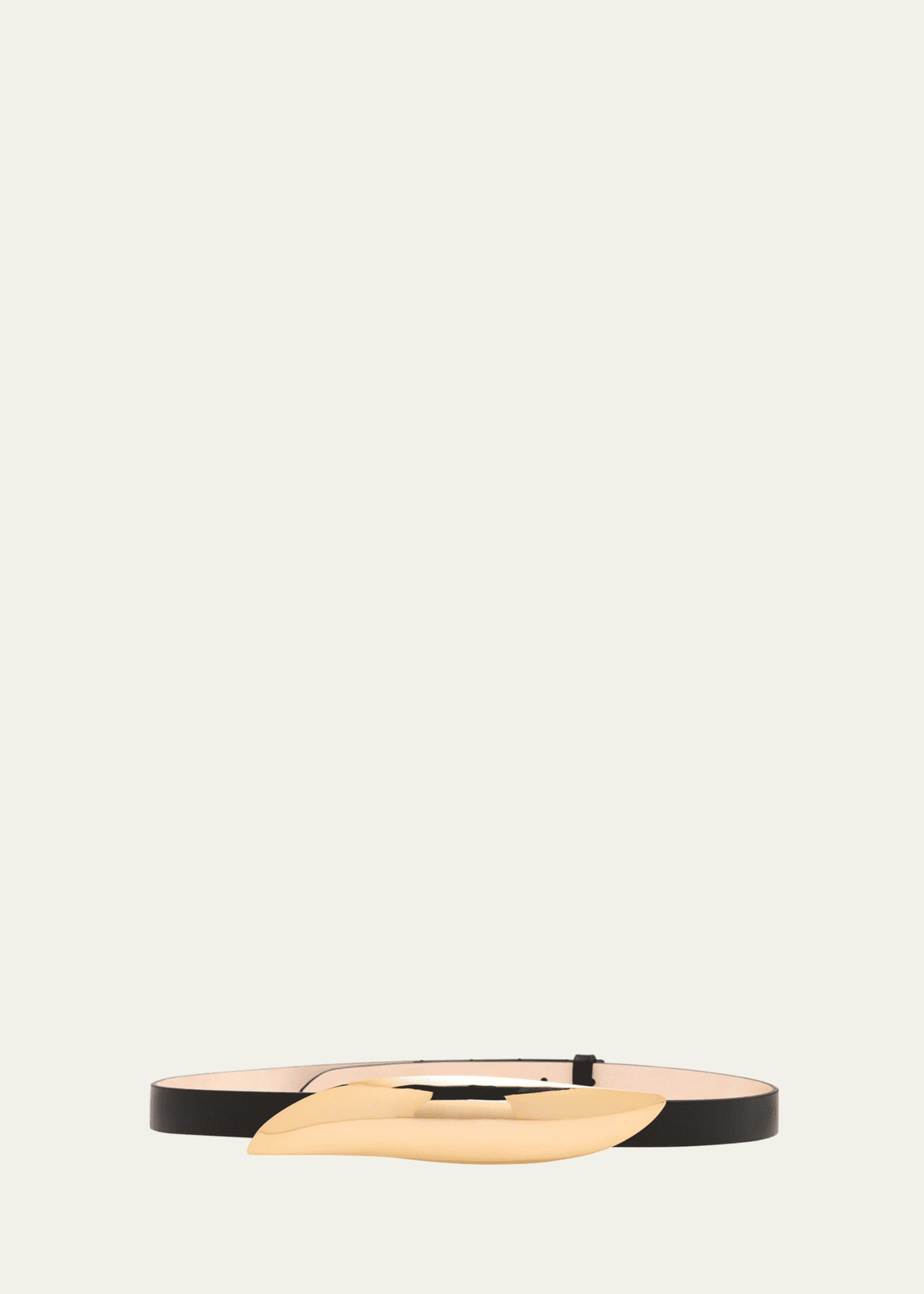 Dehanche Arp 24K Gold-Plated Metal & Leather Belt - Bergdorf Goodman