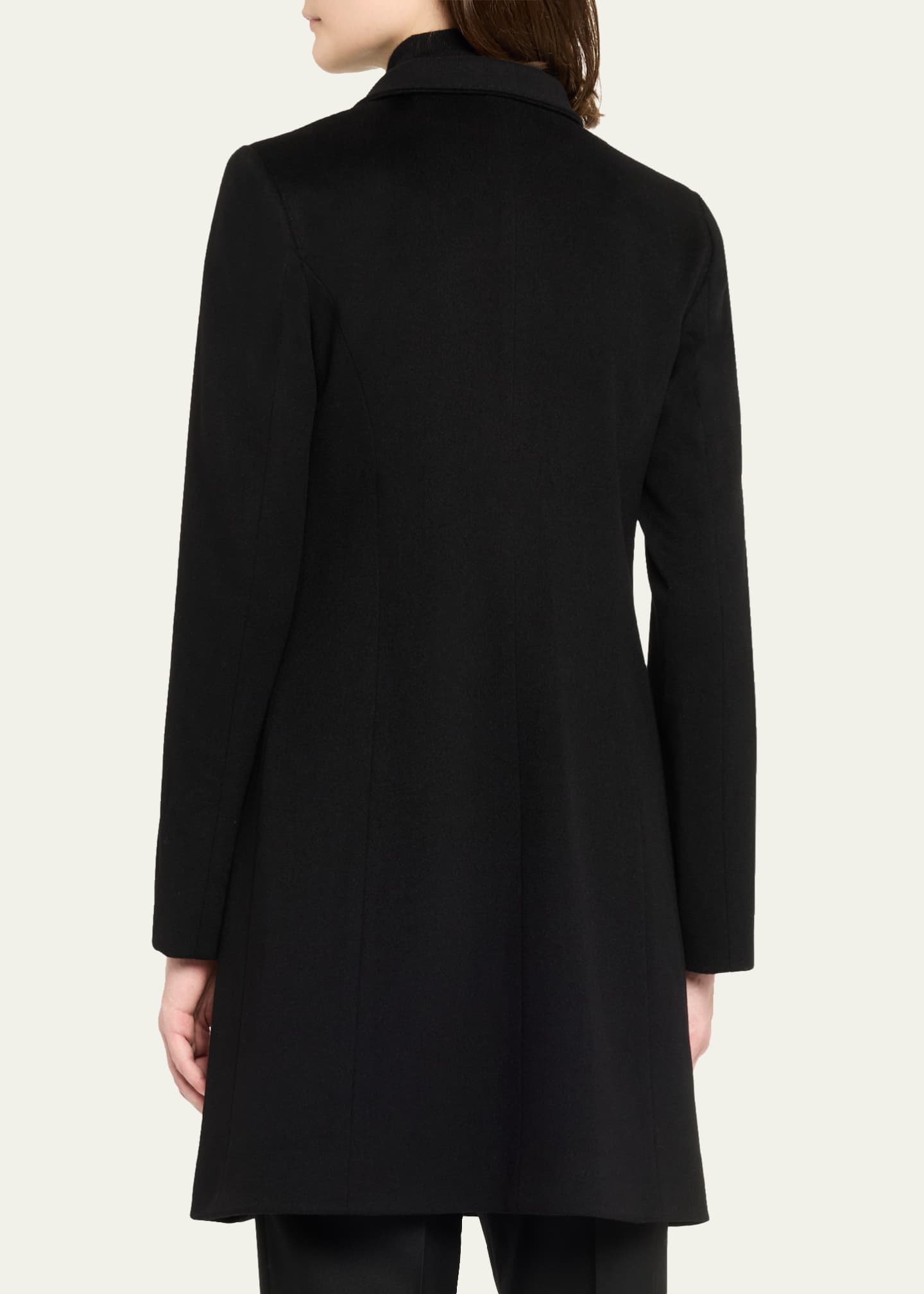 Cinzia Rocca Pure Wool Coat with Inverted Collar - Bergdorf Goodman