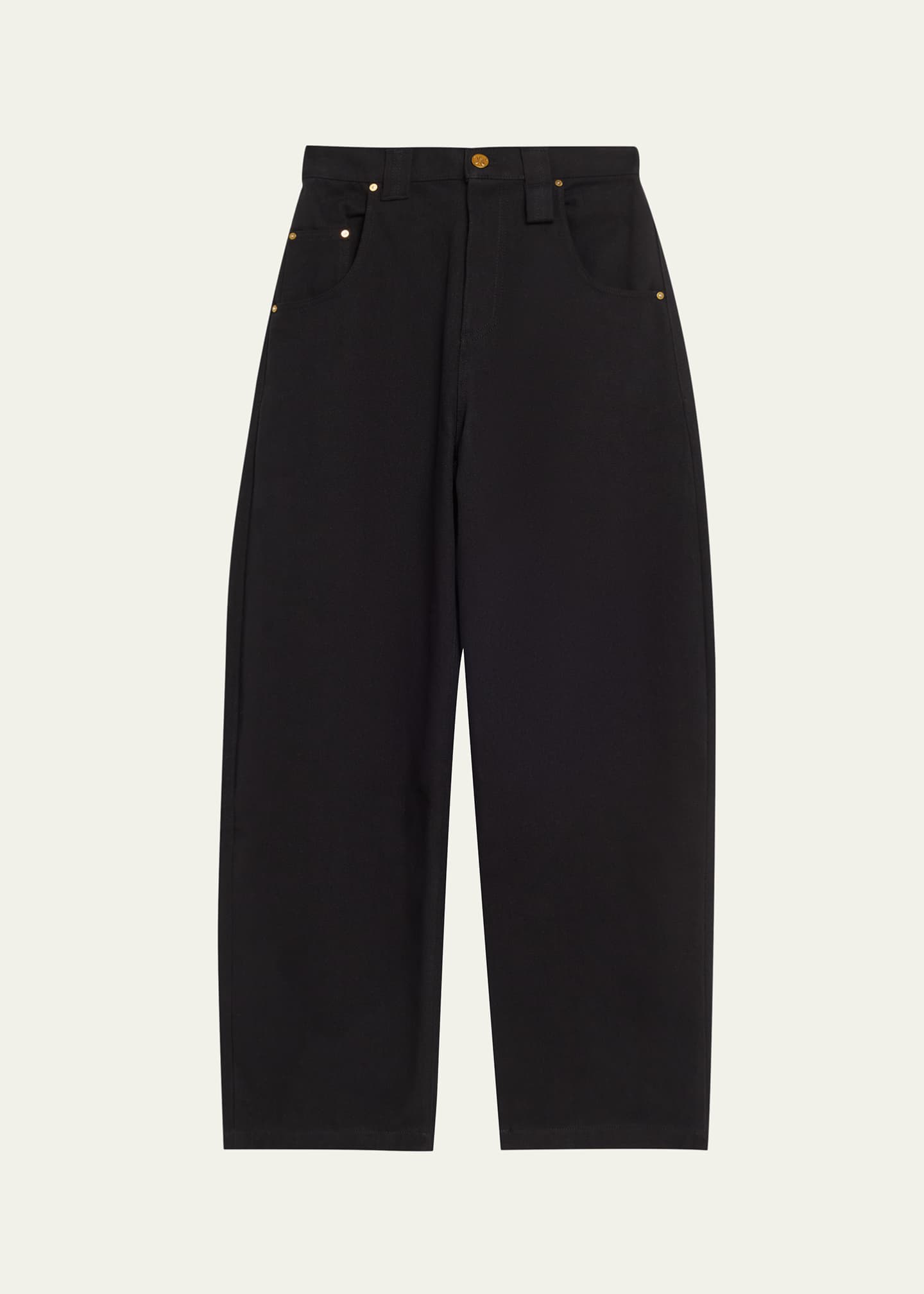Willy Chavarria Bad Girl Wide Barrel-Leg Jeans - Bergdorf Goodman