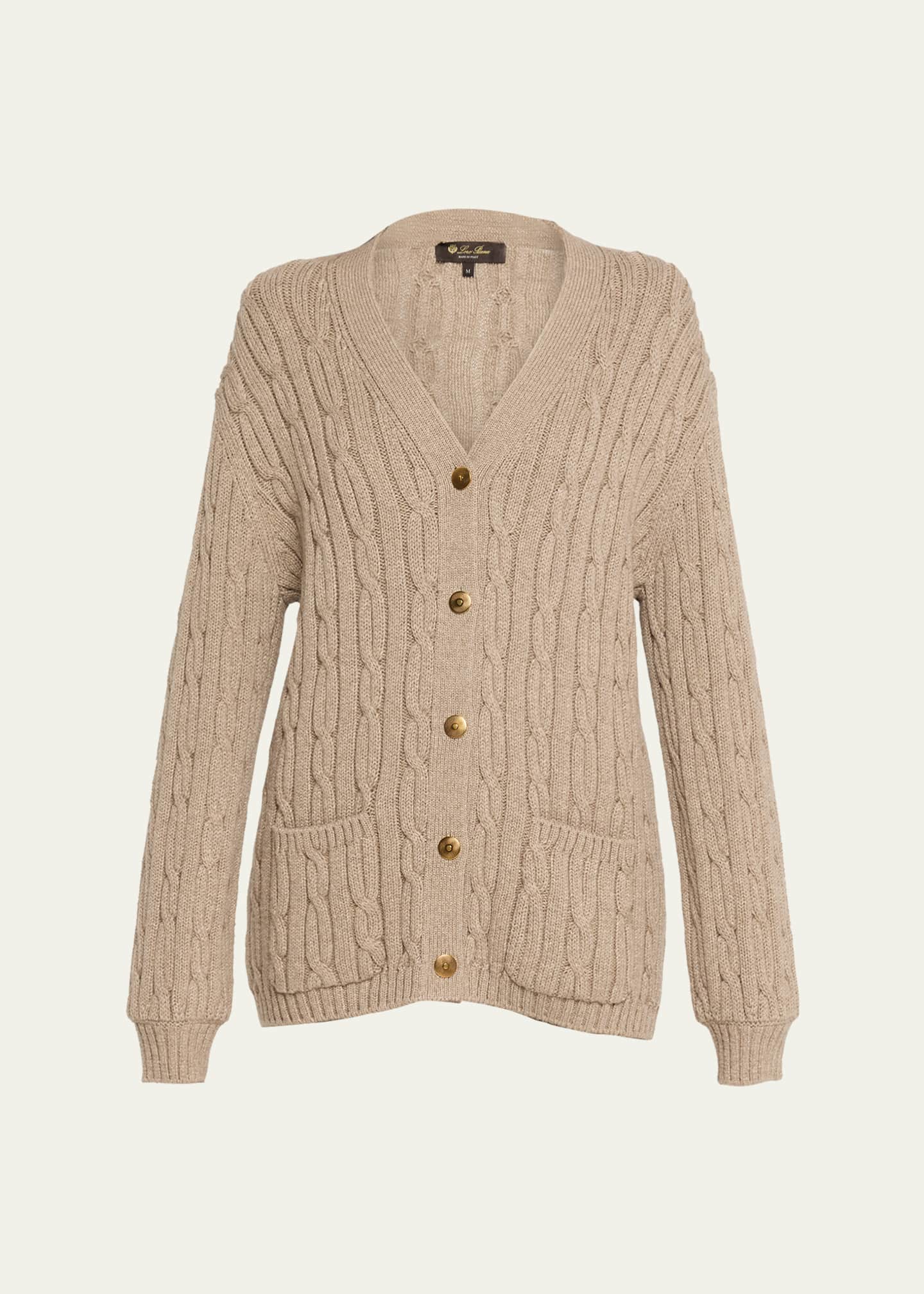 Loro Piana Napier Firefly Coarsehair Cashmere Sweater - Bergdorf Goodman
