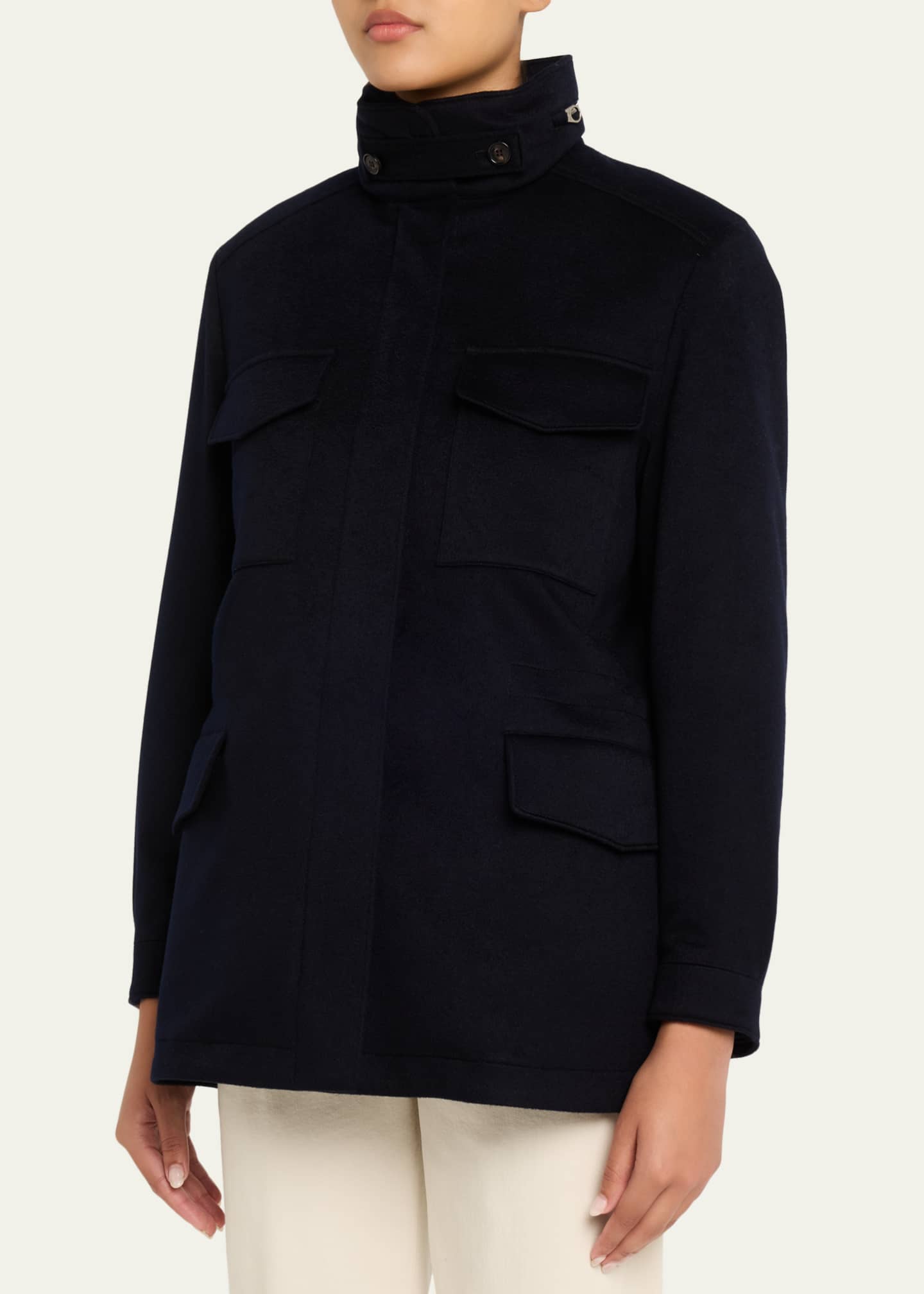 Loro Piana Traveller Cashmere Field Jacket - Bergdorf Goodman