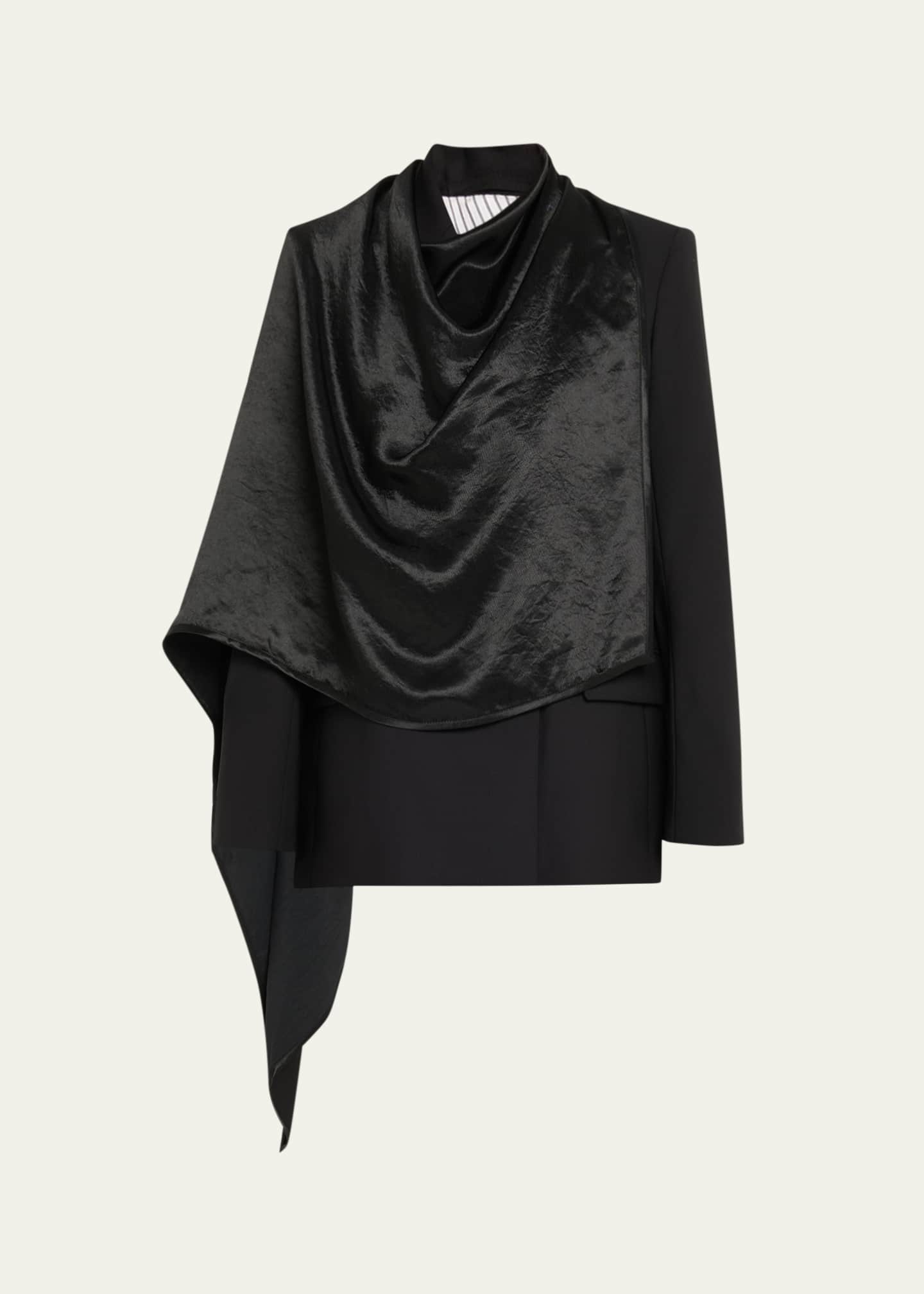MARIA MCMANUS Double-Breasted Cloak Blazer - Bergdorf Goodman