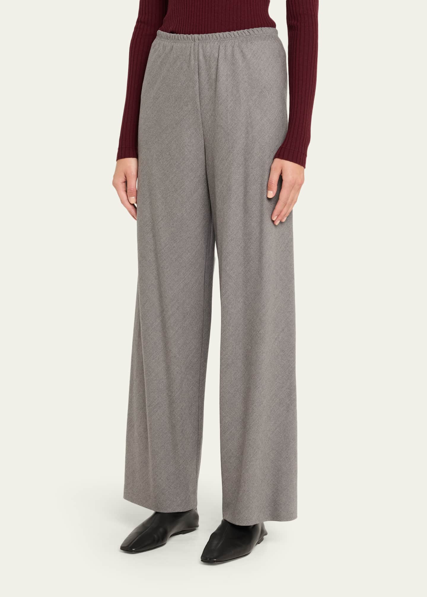 MARIA MCMANUS Bias-Cut Wide-Leg Trousers - Bergdorf Goodman