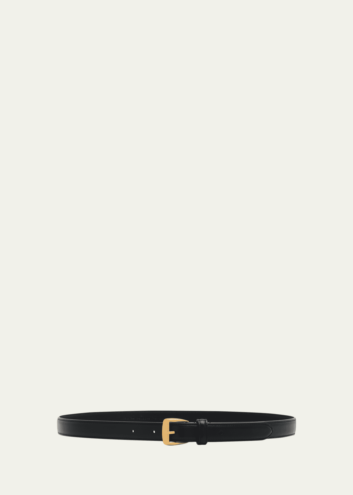 Saint Laurent Thin Leather Belt - Bergdorf Goodman