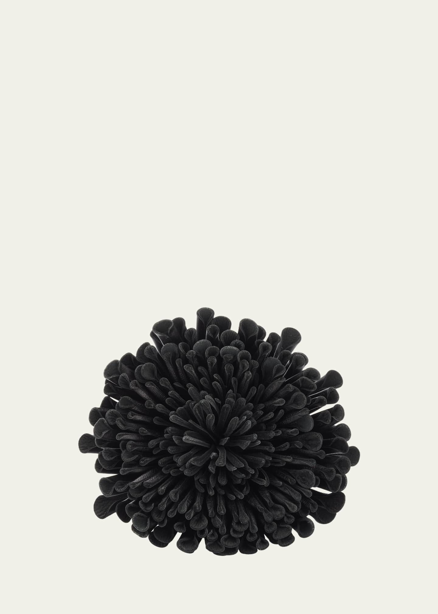 ALAIA Leather Flower Choker - Bergdorf Goodman
