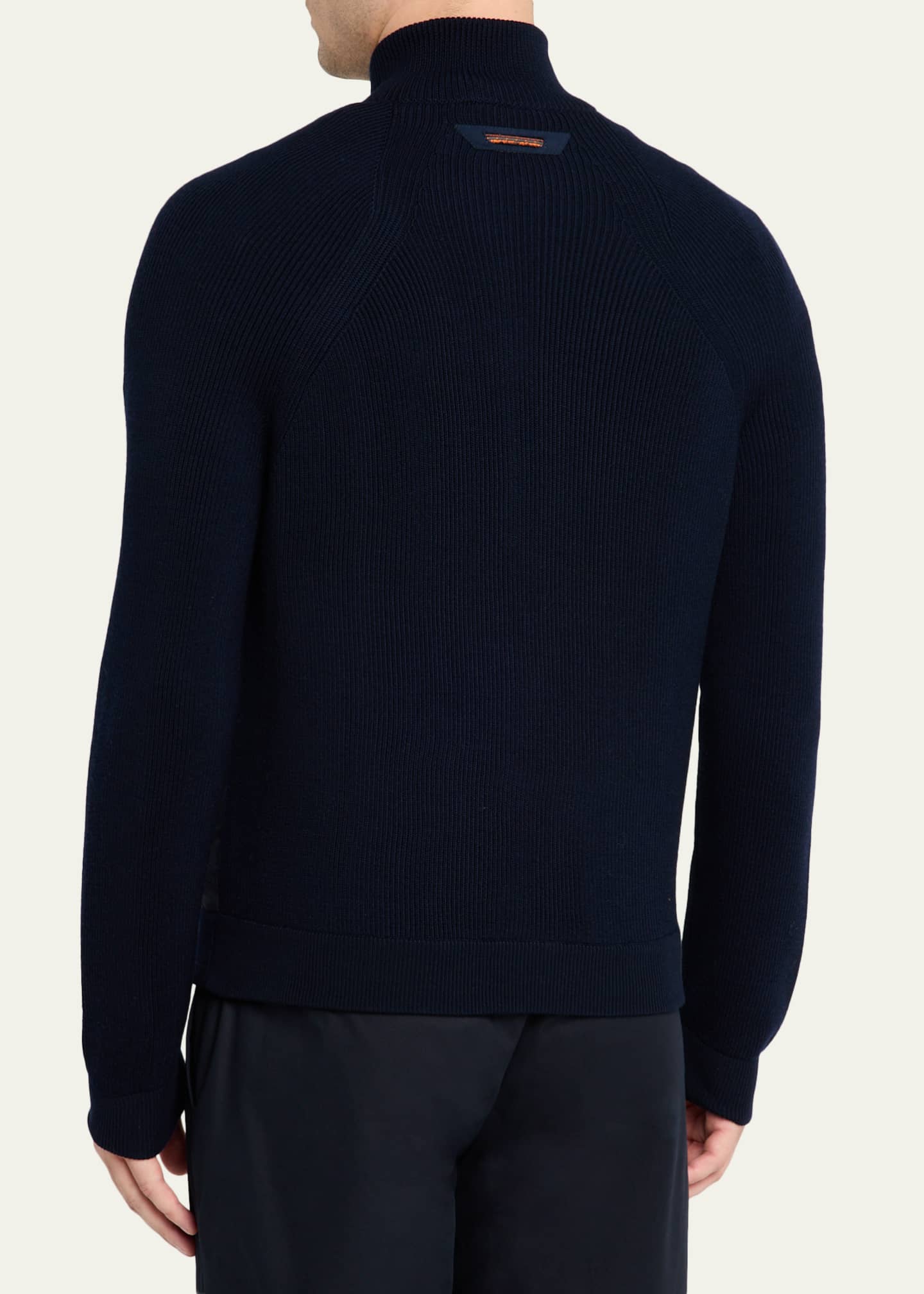 Sease Men's Dinghy Cashmere Rib Reversible Rollneck Sweater - Bergdorf ...