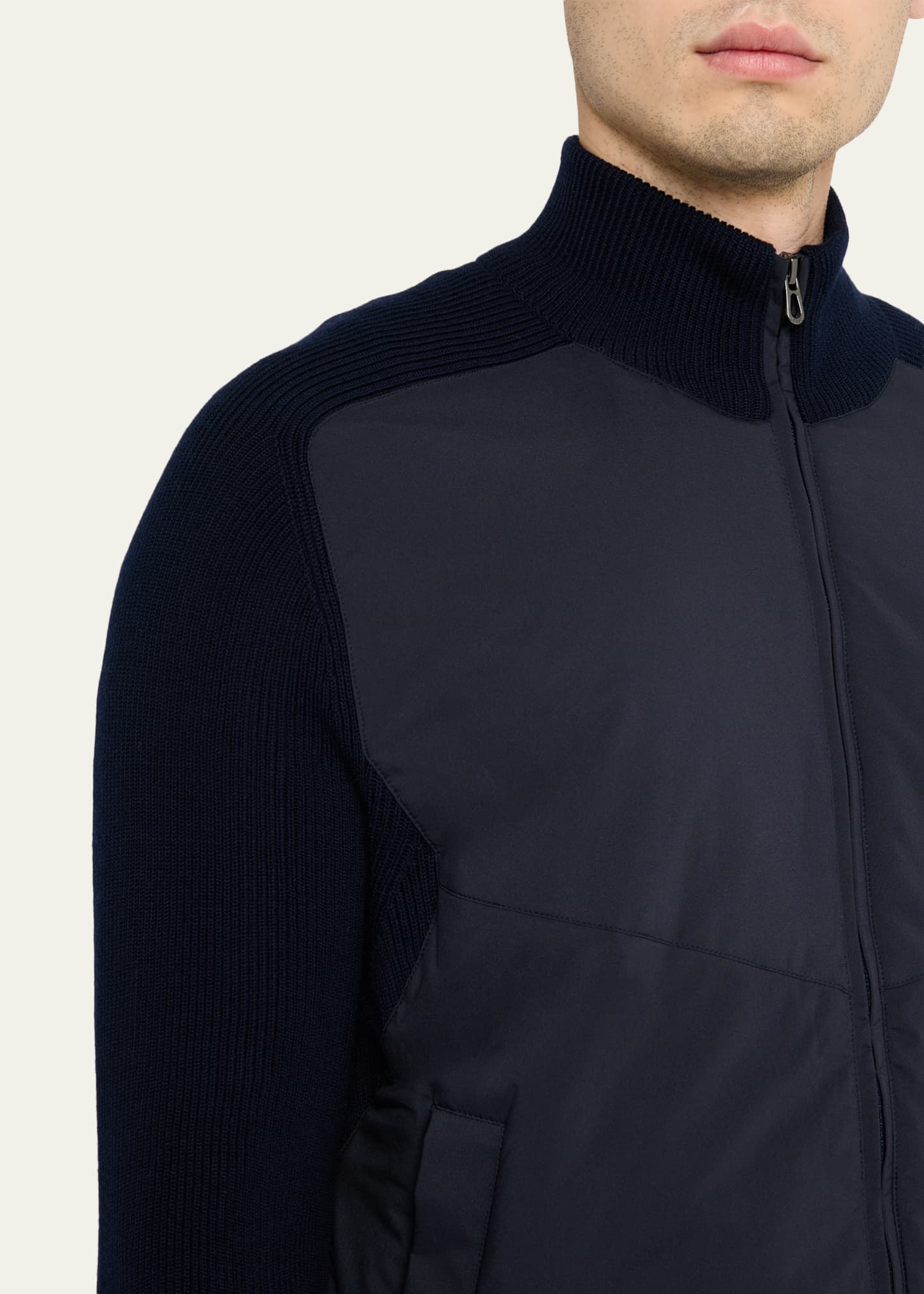 Sease Men's Dinghy Cashmere Rib Reversible Rollneck Sweater - Bergdorf ...