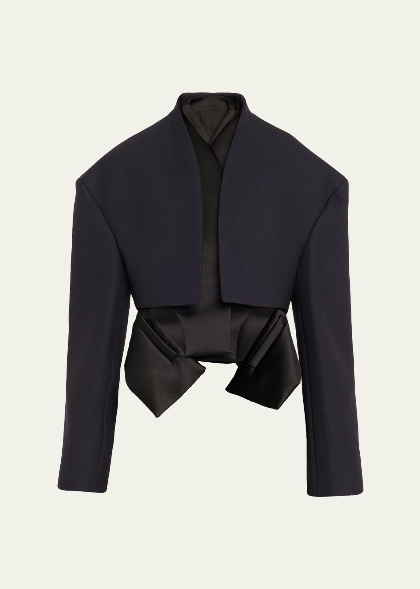 A.W.A.K.E. MODE Oversized Cropped Jacket - Bergdorf Goodman